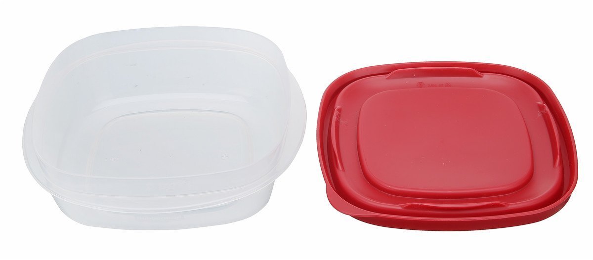 Rubbermaid Easy Find Lids Food Storage Containers, Racer Red, Set of 24 7J98