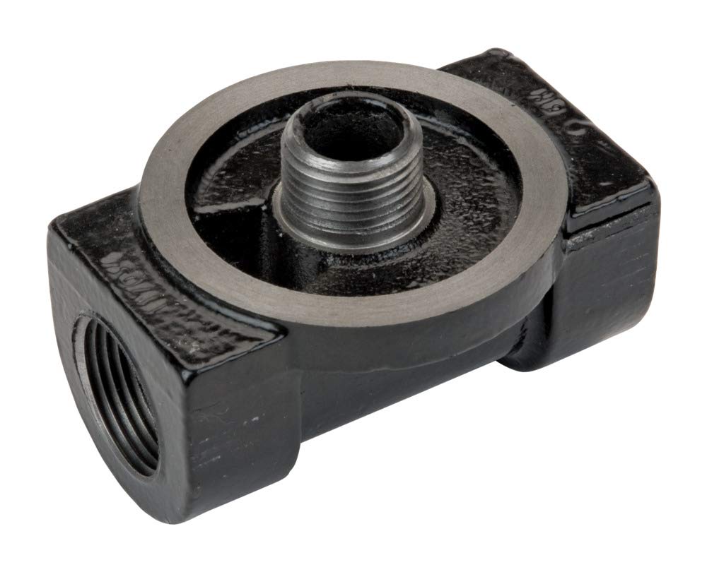 GPI Cast Iron Adapter, 1 inch NPT, For 18 GPM (67 L/min), 1-12 UNF (GPI Genuine Accessory 906004-88)