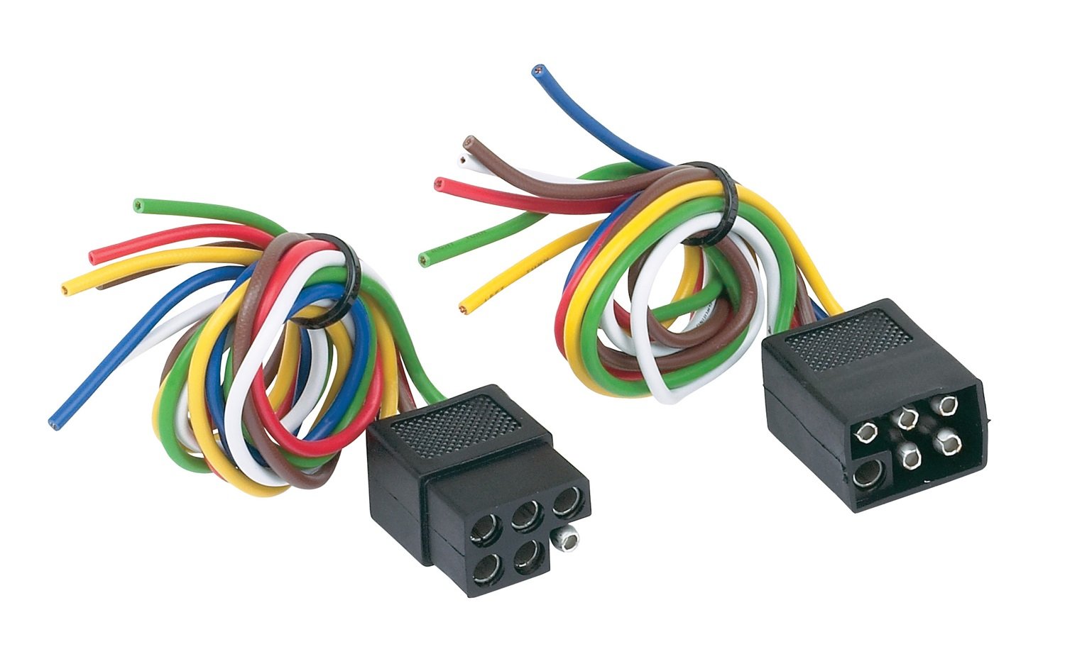 Hopkins 47995 6-Pole Square Set (with 12" Vehicle Connector and 12" Trailer Connector)