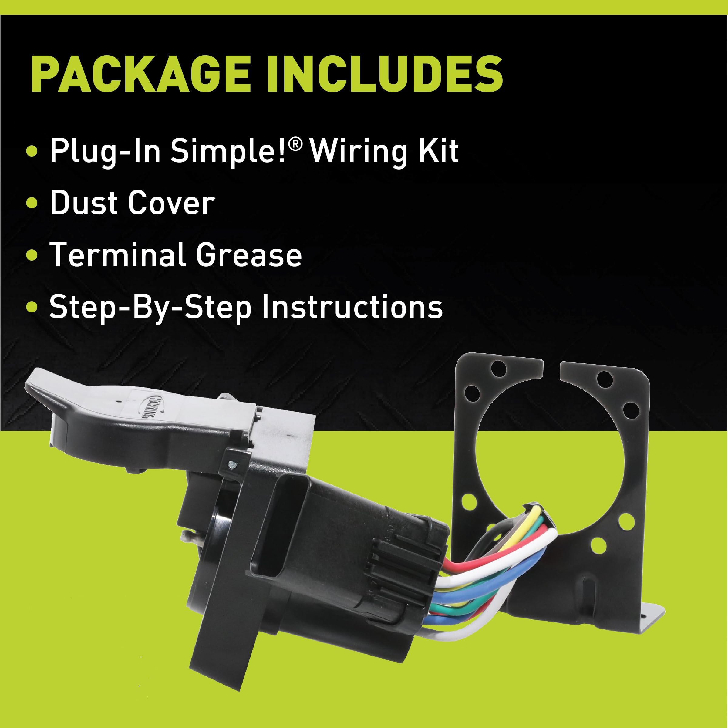 Hopkins 42145 Plug-In Simple Multitow 7:4 OE Replacement Harness