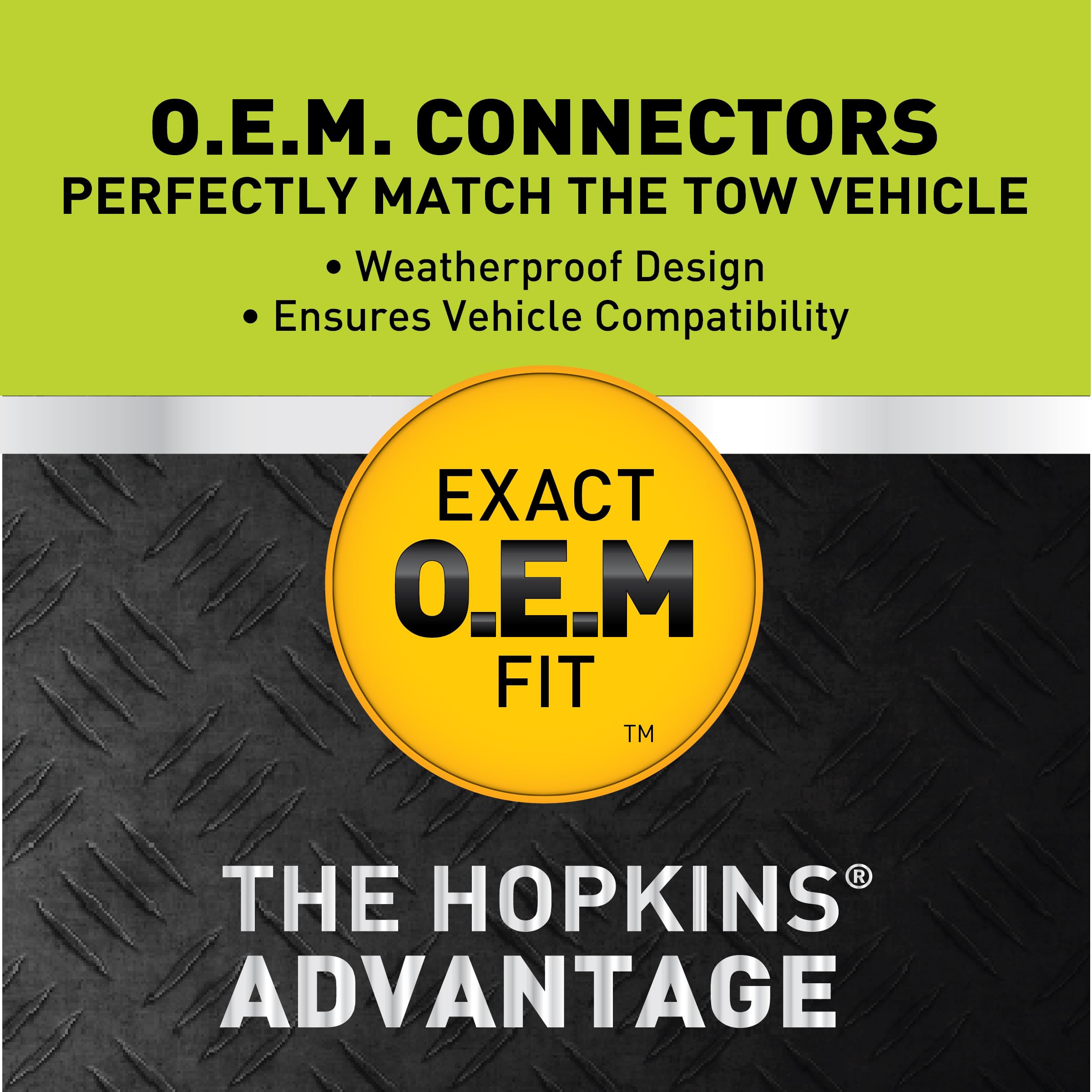 Hopkins 42145 Plug-In Simple Multitow 7:4 OE Replacement Harness