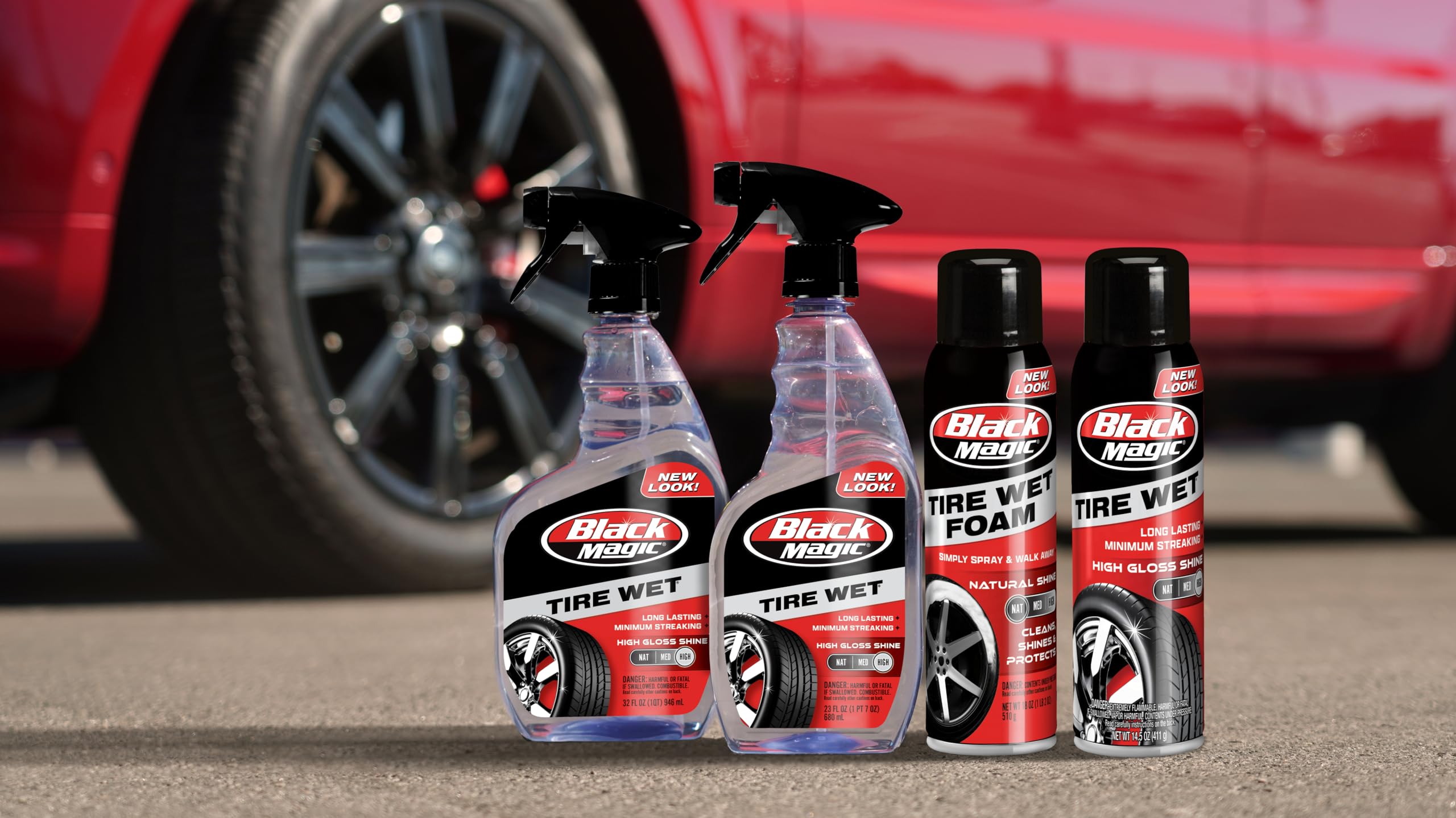 Black Magic BC23220 Tire Wet Spray, 14.5 oz.