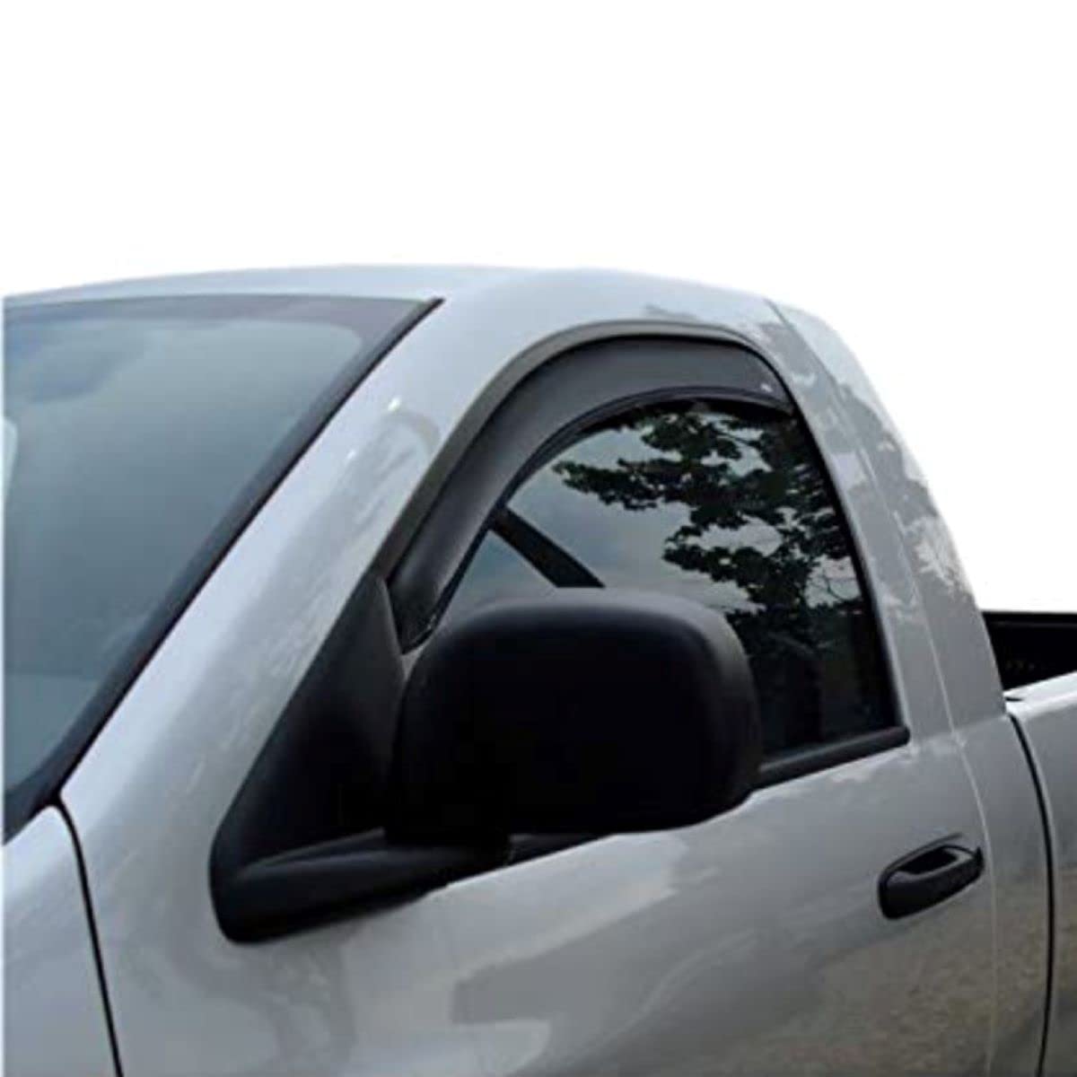 Auto Ventshade [AVS] In-Channel Ventvisor / Rain Guards | Smoke Color, 2 pc | 192457 | Fits 2004 - 2012 Chevrolet/GMC Colorado/Canyon Standard Cab