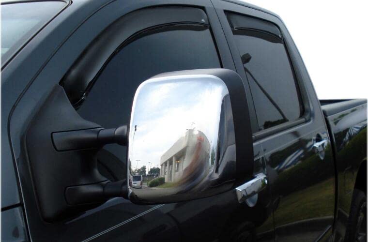Auto Ventshade [AVS] In-Channel Ventvisor / Rain Guards | Smoke Color, 4 pc | 194858 | Fits 2004 - 2015 Nissan Titan Crew Cab