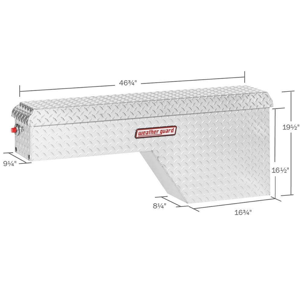 Weather Guard 171-0-01 Wheel Well Truck Box,Pasenger Side