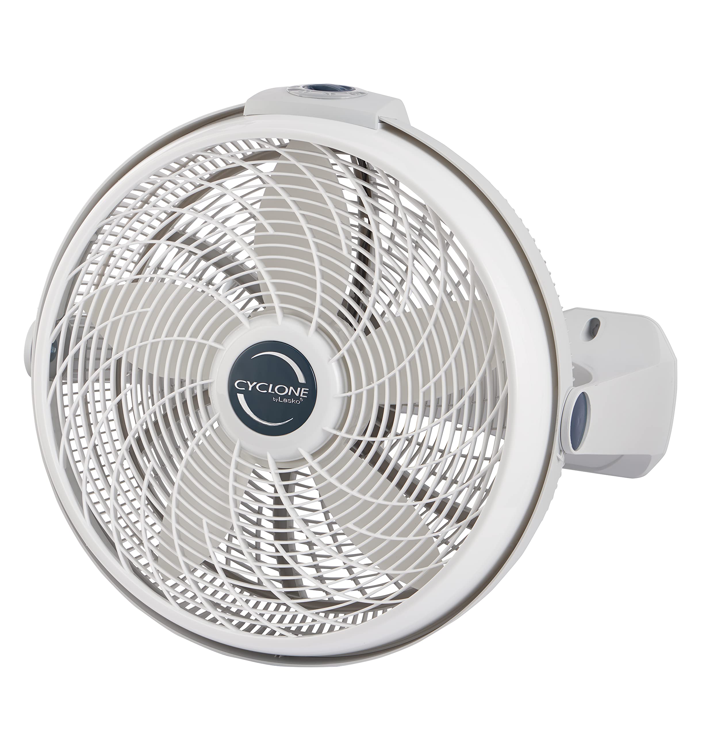 Lasko 3520 20 Inch 3-Speed Cyclone Air Circulator Home Fan, White