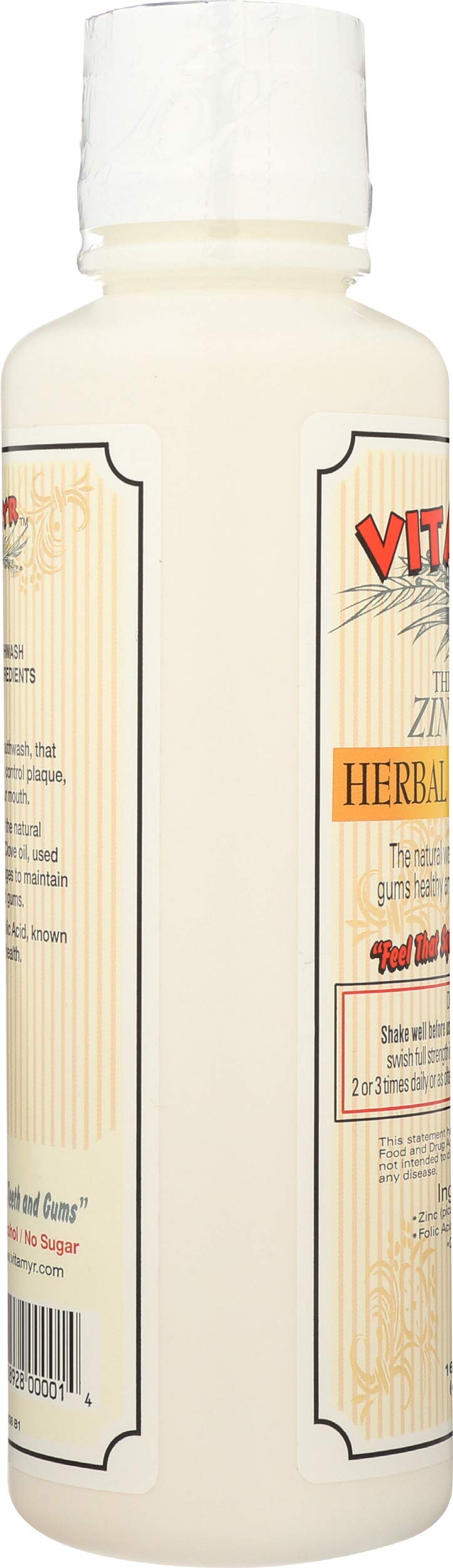 VITA-MYR Zinc-Plus Xtra Herbal Mouthwash (16 Ounce)
