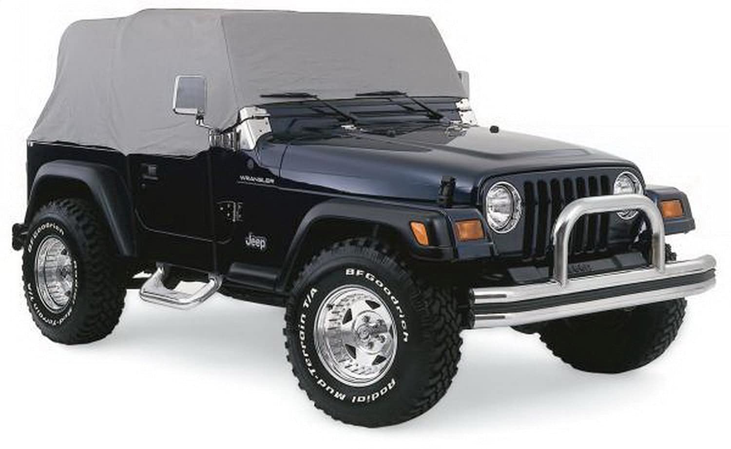 Rampage Waterproof Cab Cover with Door Flaps | Grey | 1159 | Fits 1976 - 1986 Jeep CJ7