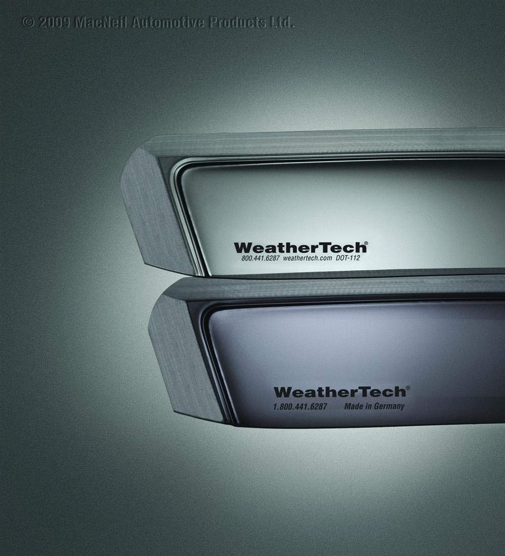 WeatherTech Custom Fit Front & Rear Side Window Deflectors for Ford Edge, Dark Smoke