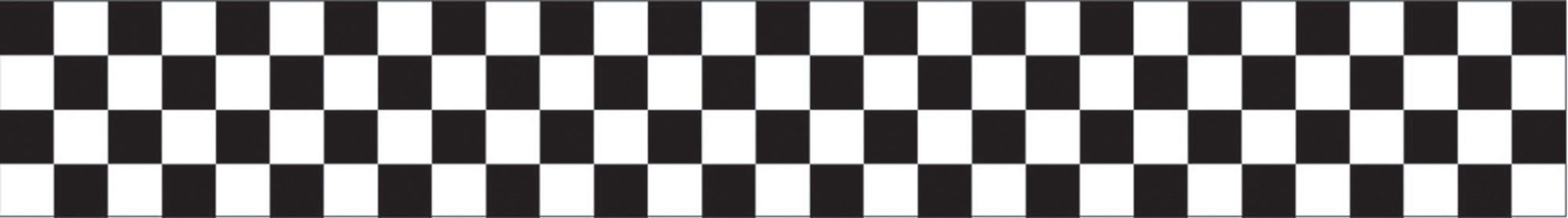Creative Converting Black and White Check Crepe Paper Streamer, 30’