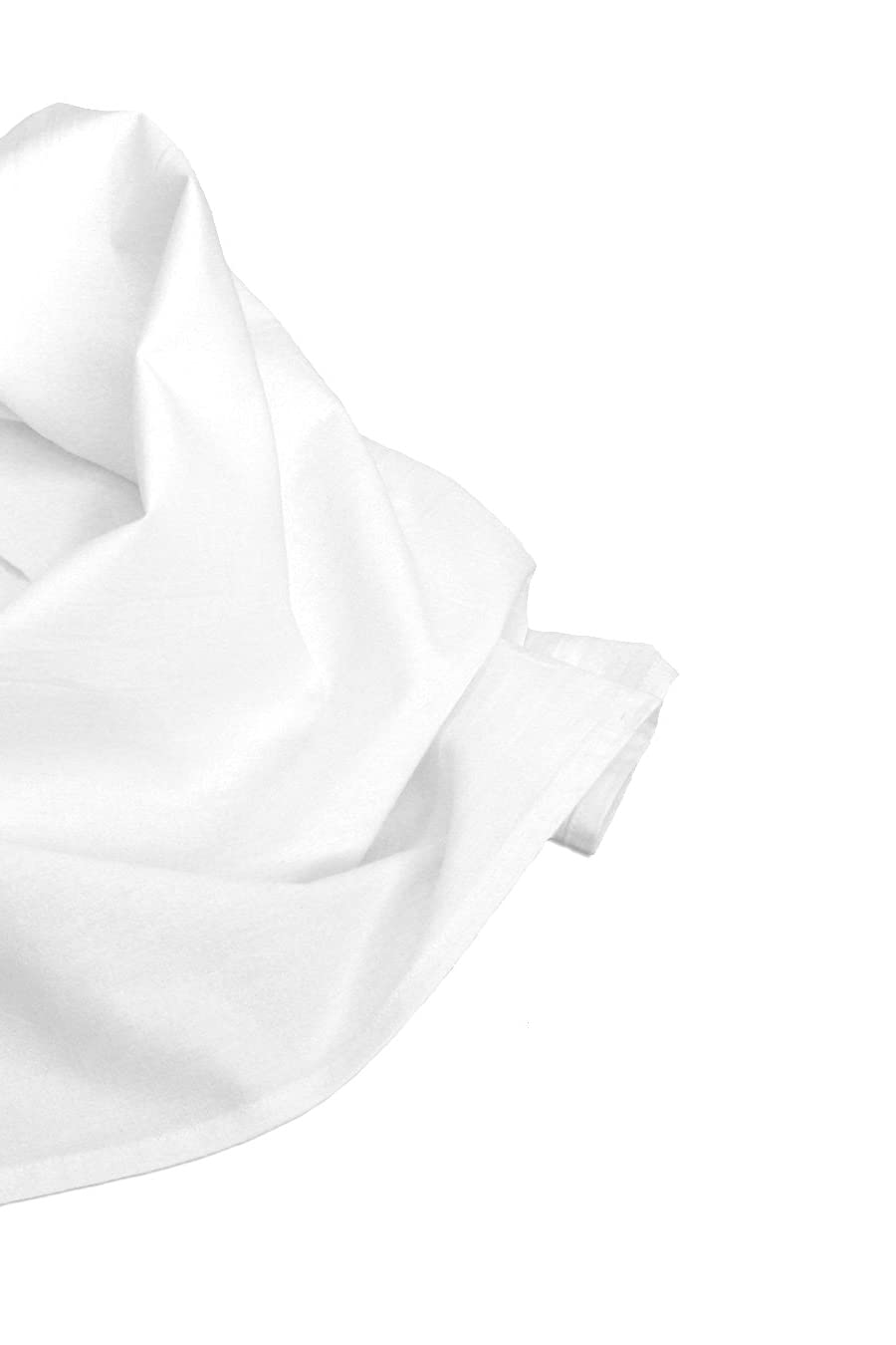 Aunt Martha's 28-Inch by 28-Inch Flour Sack Dish Towels, Premium 130 Thread Count, White, Set of 7