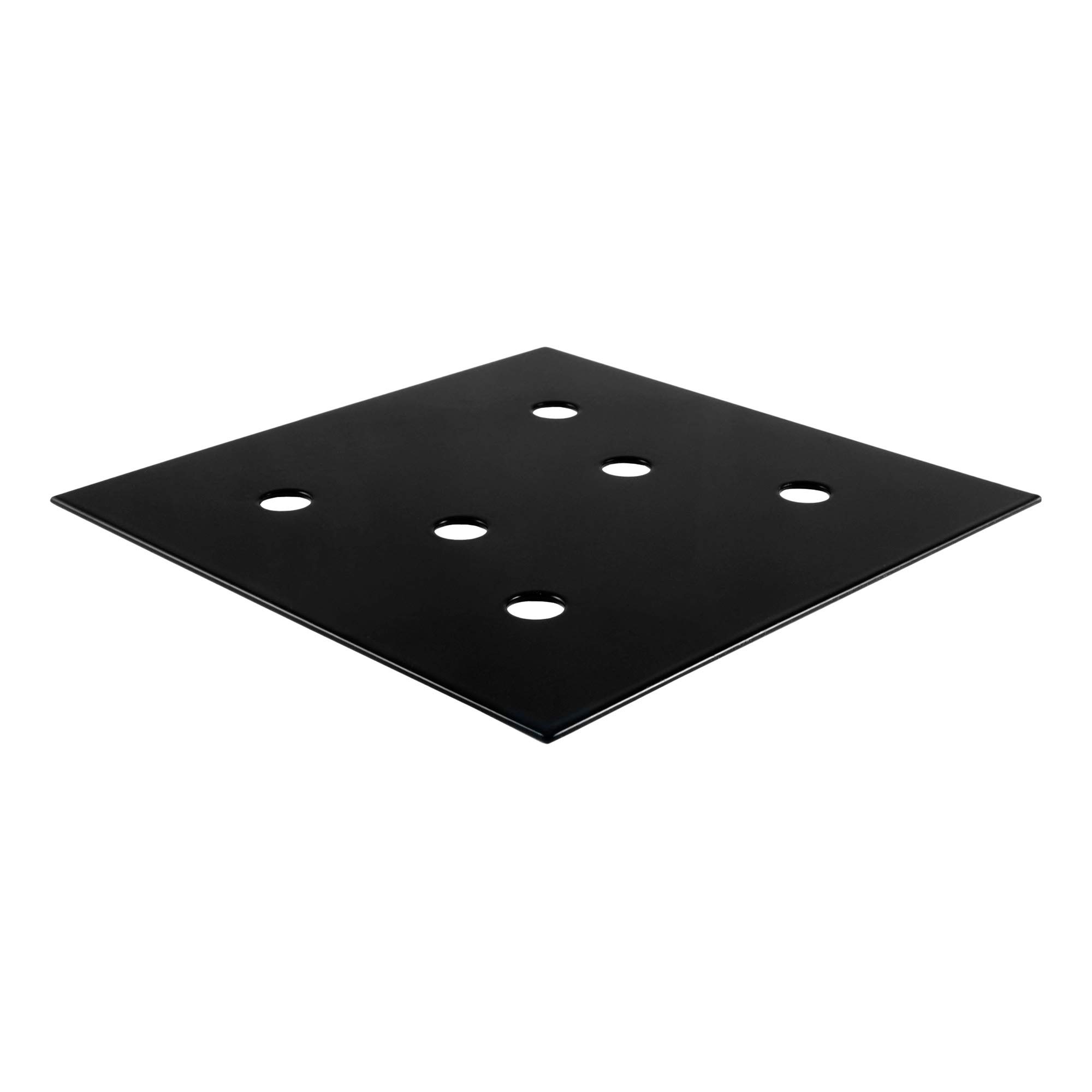 CURT 83607 6 x 6-Inch Powder-Coated Steel Tie Down Anchor Backing Plate