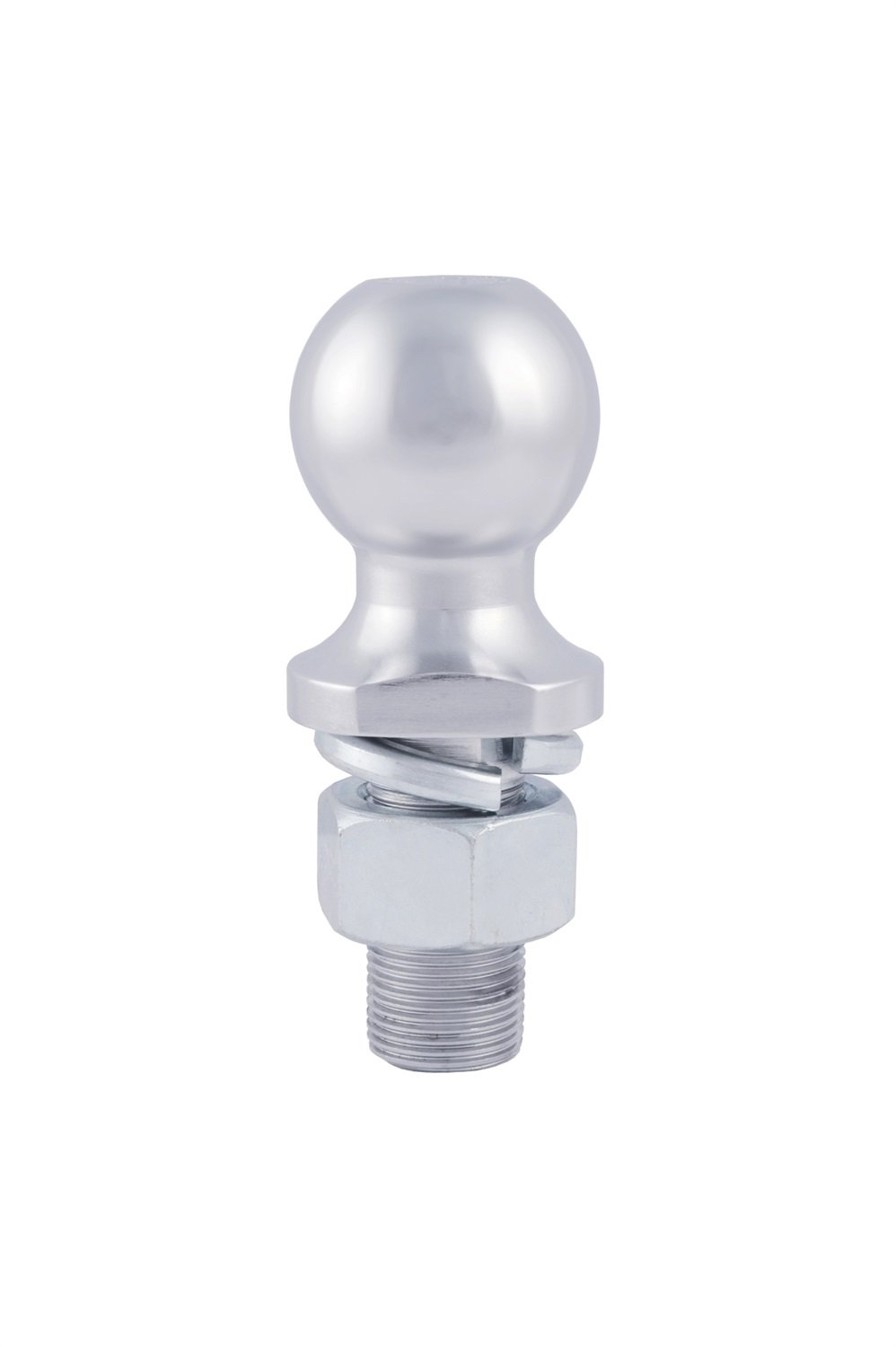 CURT 40062 Chrome Trailer Hitch Ball, 3,500 lbs, 1-7/8-Inch Diameter, 1 x 2-1/8-Inch Shank