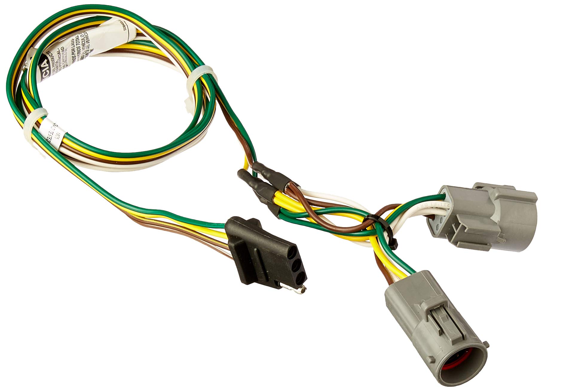 CURT 56032 Vehicle-Side Custom 4-Pin Trailer Wiring Harness, Fits Select Ford F-250, F-350 Super Duty