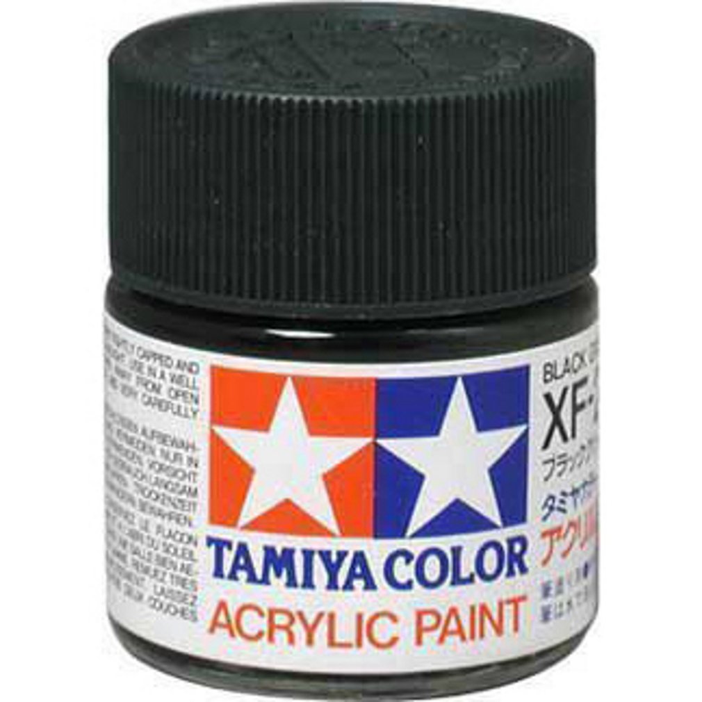 TAMIYA USA TAM81301 Acrylic XF1 Flat Black