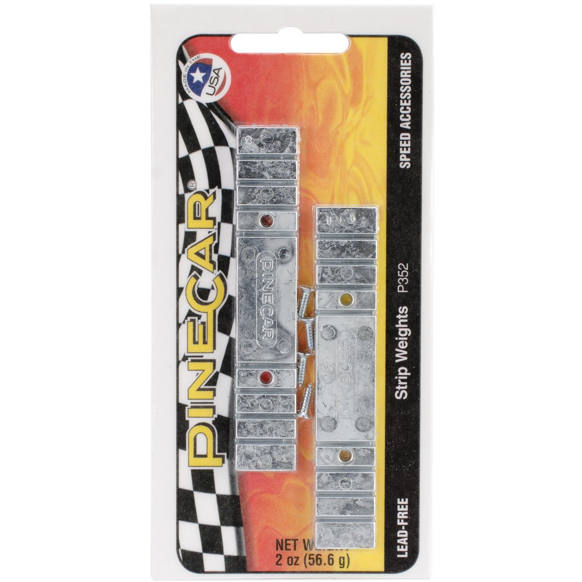 Pine Car Derby Strip Weights, 1-Ounce, 2-Pack