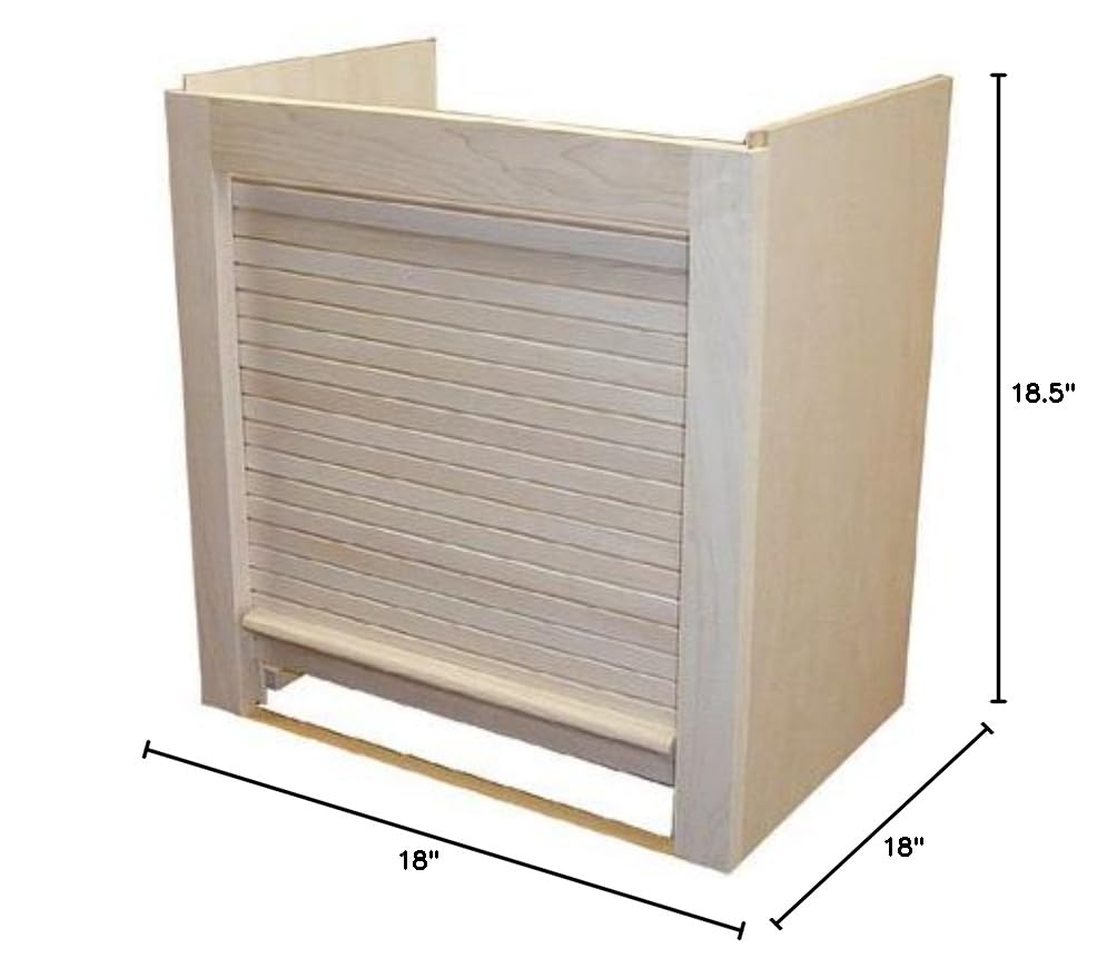 Omega National Appliance Garage Hickory 18"W x 18.5"H