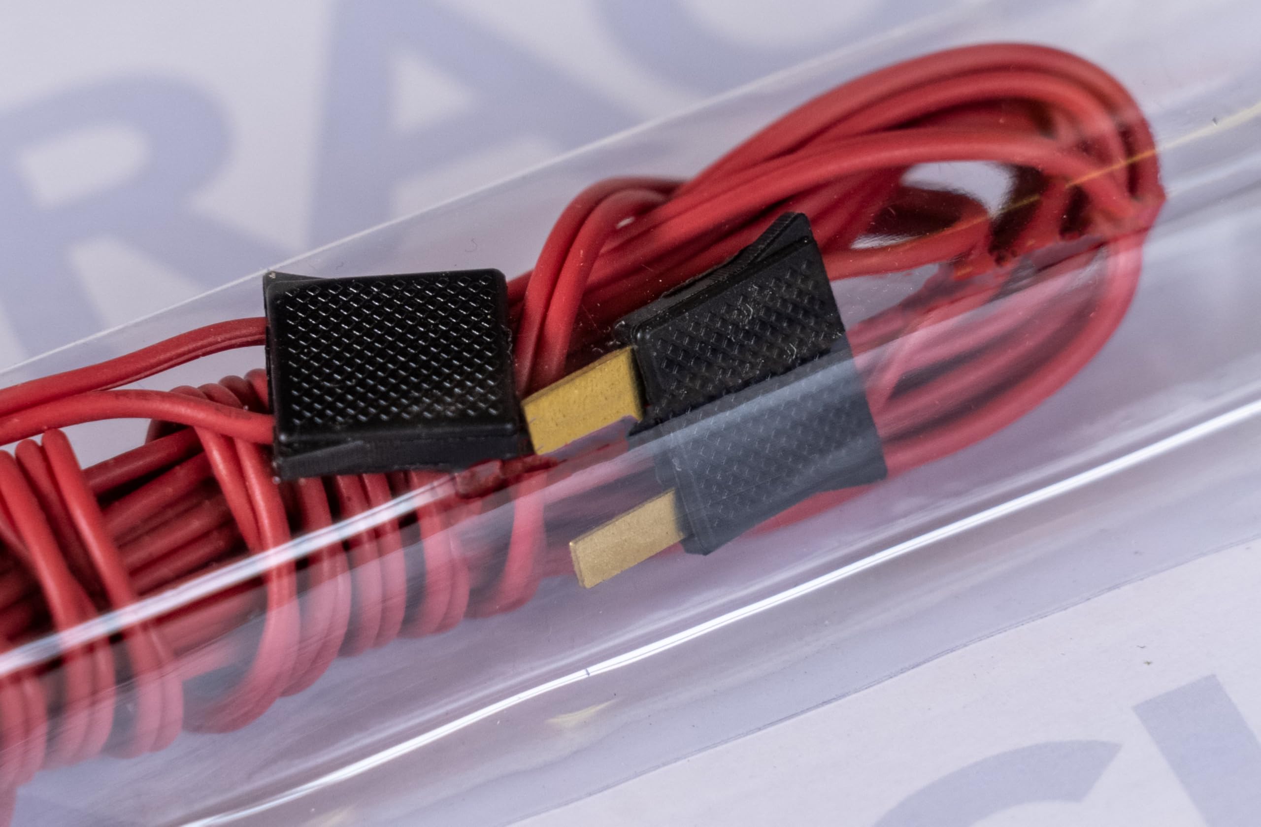 Bachmann Trains - E-Z TRACK - 10’ POWER EXTENSION WIRE - RED (1/card)