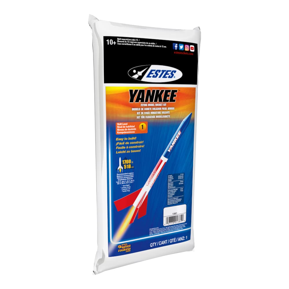 Estes 1381 Yankee Flying Model Rocket Kit