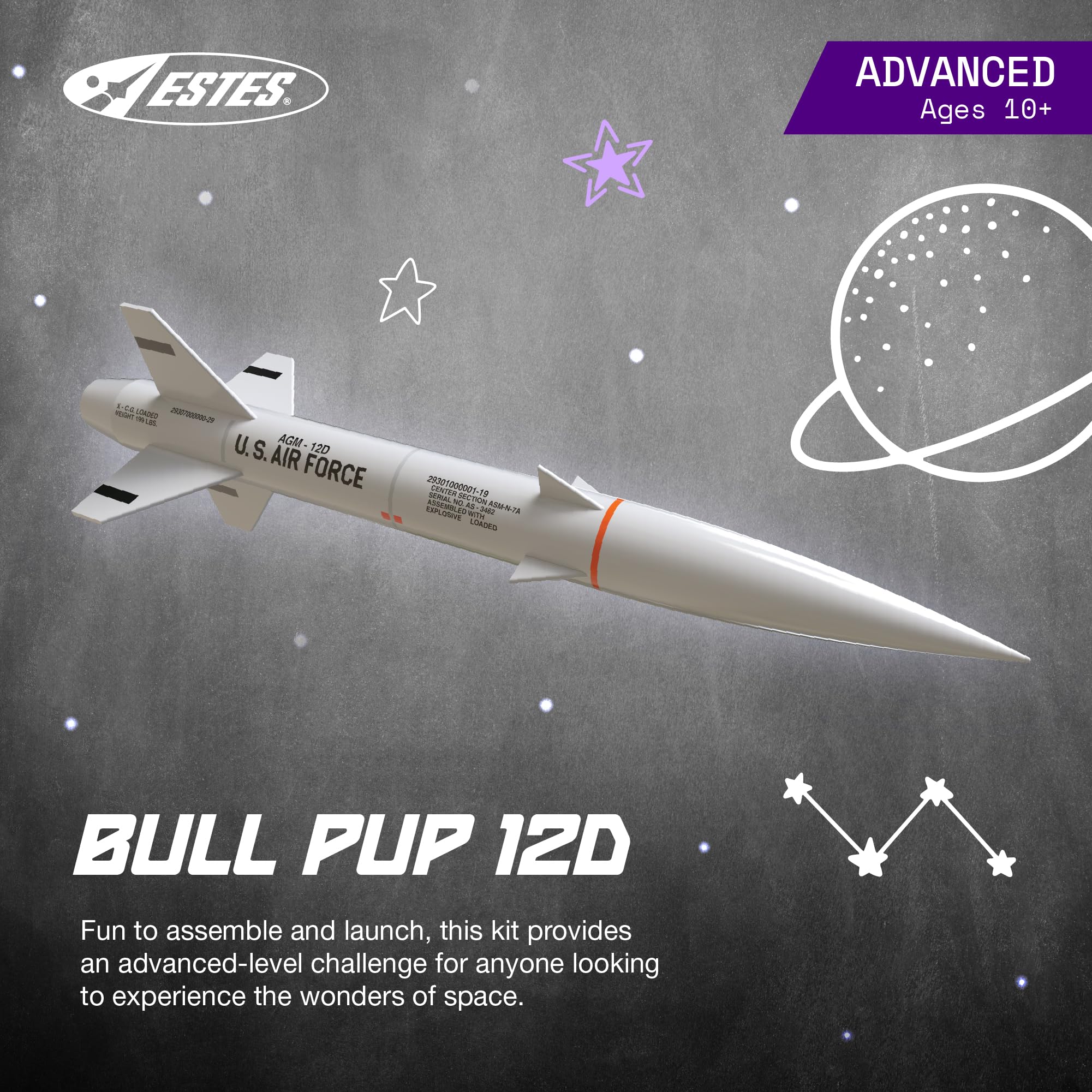 Estes Bull Pup 12D