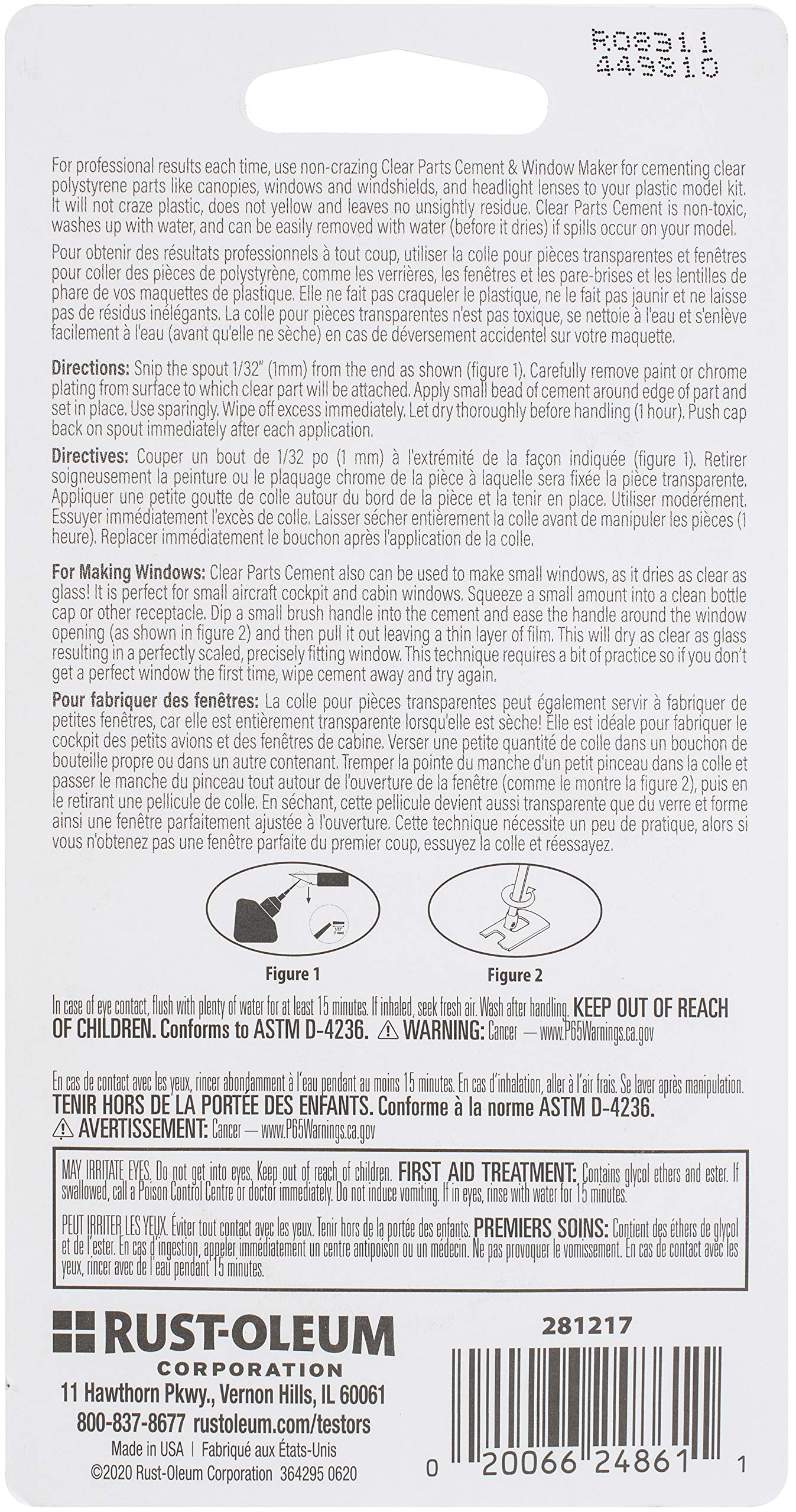Clear Parts Cement-1oz