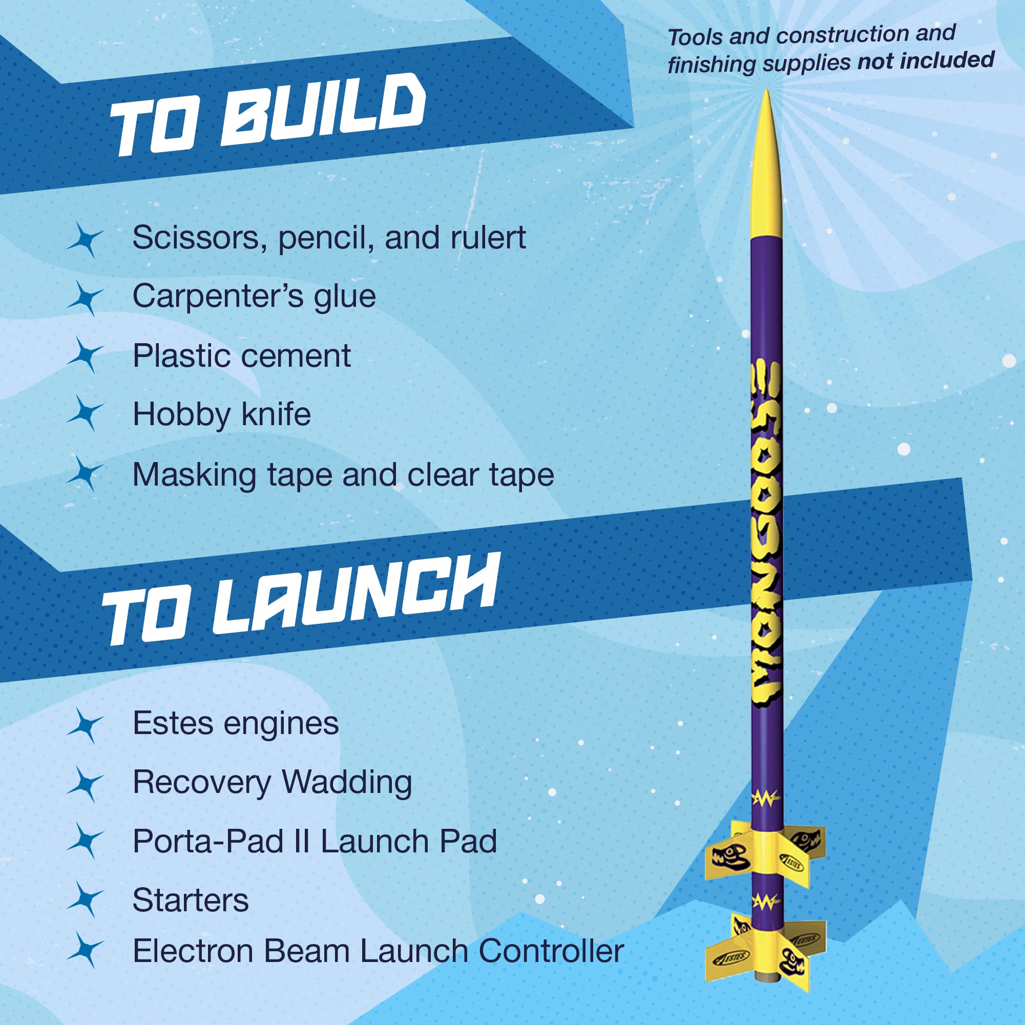 Estes 2092 Mongoose Flying Model Rocket Kit,Brown/A