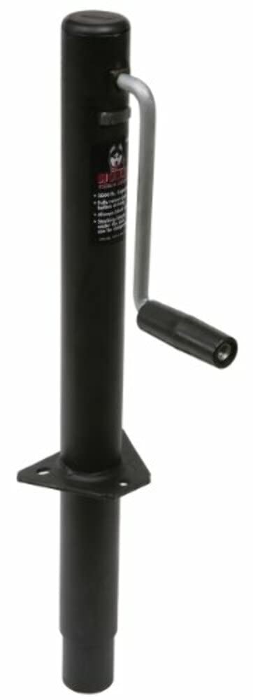 Husky 30782 2,000 lbs A-Frame Side Wind Trailer Jack , Black
