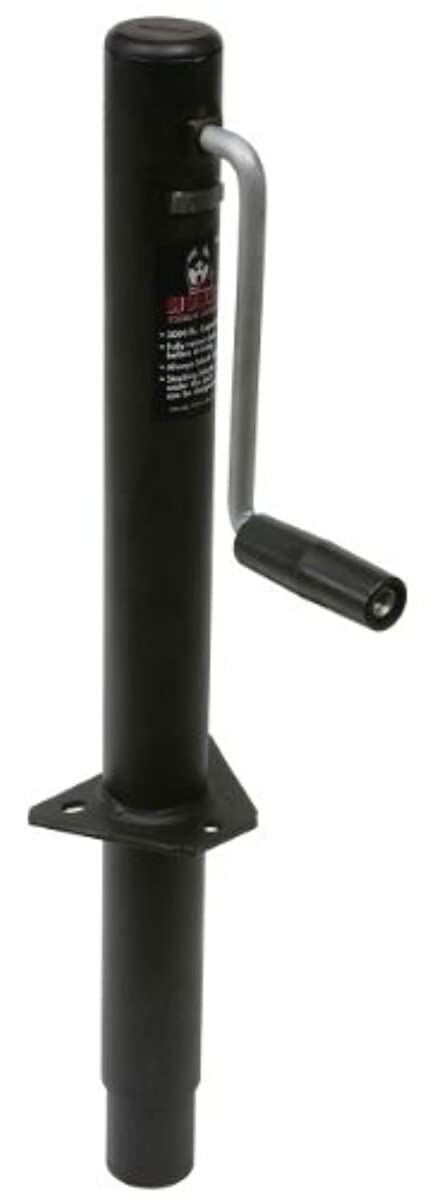 Husky 30782 2,000 lbs A-Frame Side Wind Trailer Jack , Black