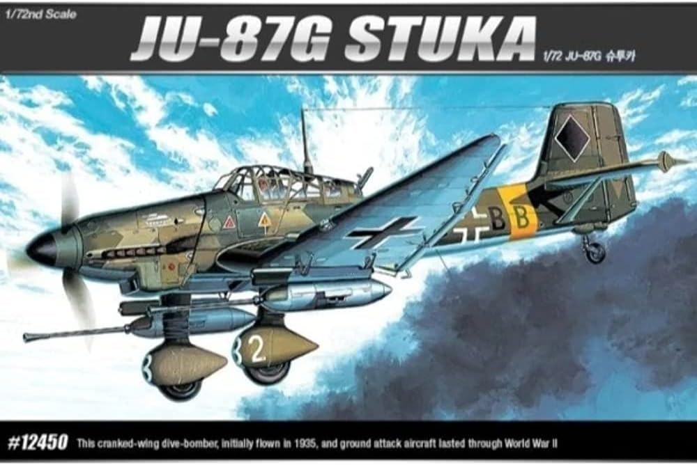 Academy JU87G-1 Stuka "Tank Buster" Model Kit