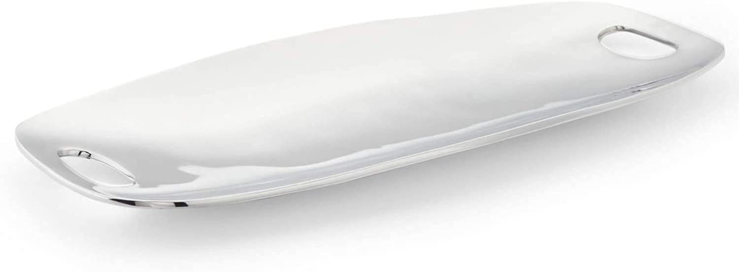 Nambe Pebble Handled Tray – 14”