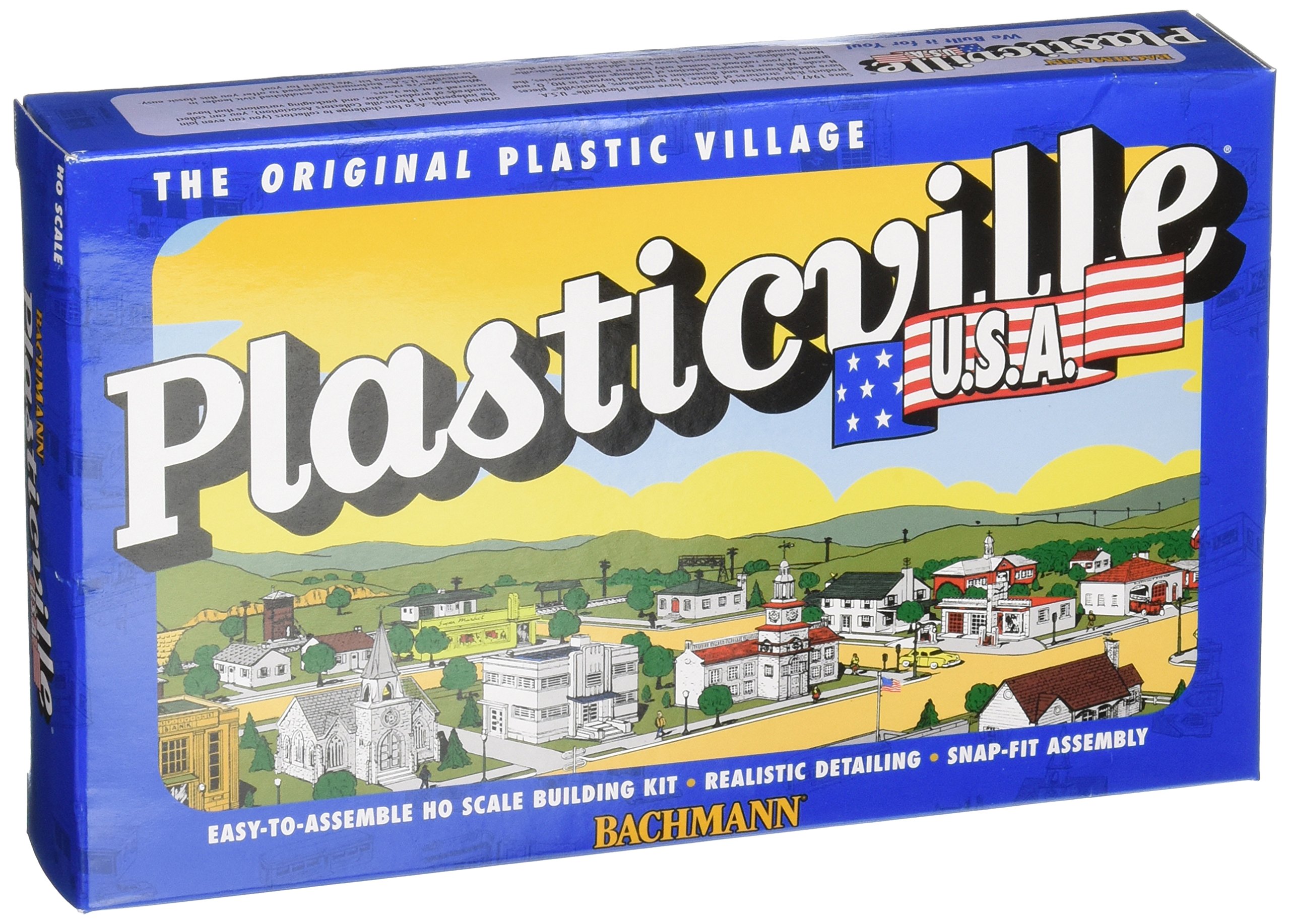 Bachmann Trains - PLASTICVILLE U.S.A. BUILDINGS ā CLASSIC KITS - BARN - HO Scale