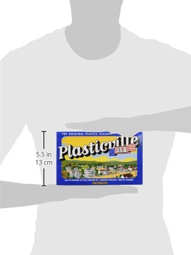 Bachmann Trains - PLASTICVILLE U.S.A. BUILDINGS β CLASSIC KITS - FARM BUILDINGS with ANIMALS - HO Scale