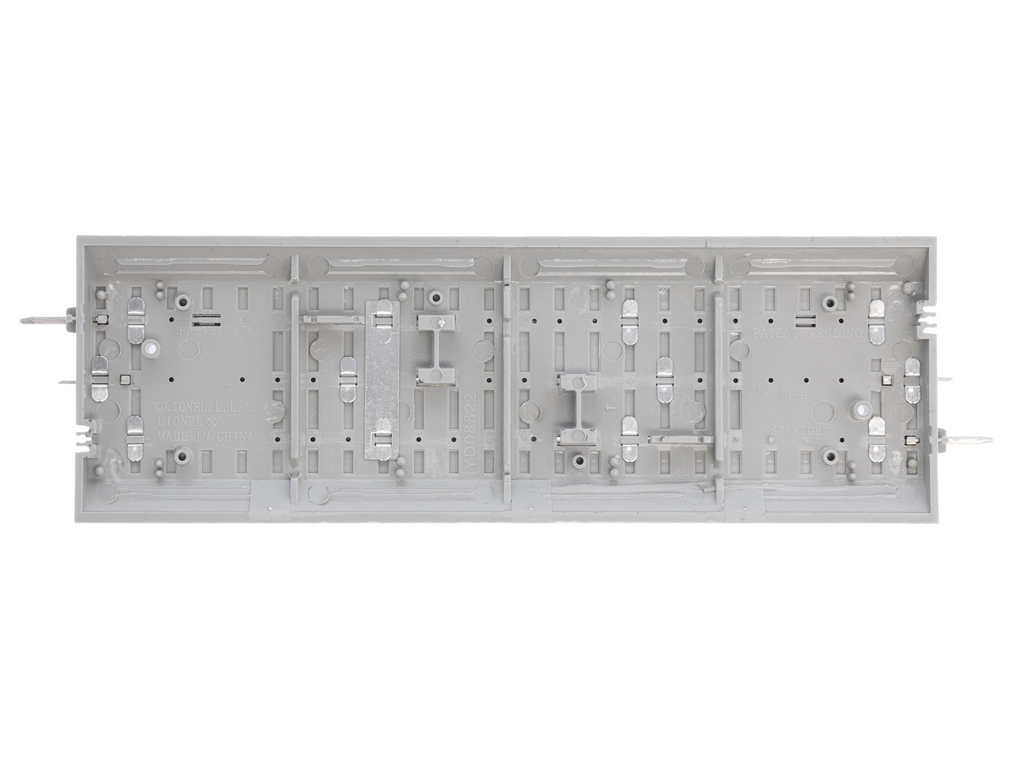 Lionel FasTrack 10” Straight Track, Electric O Gauge, 4-Pack