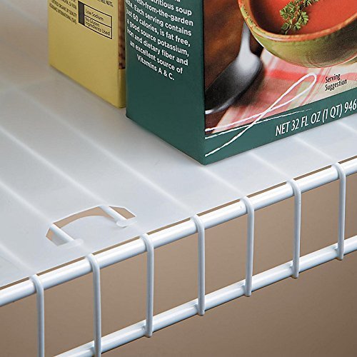 12" Deep by 10' Long Shelf-it Liner for 12" Wire Shelving with Locking Tabs - 10 Foot Roll