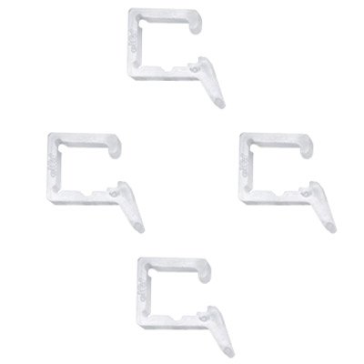 ELFA Wire Basket Stop, 2 x 1.5 x 2.2 [cm], Transparent/Green