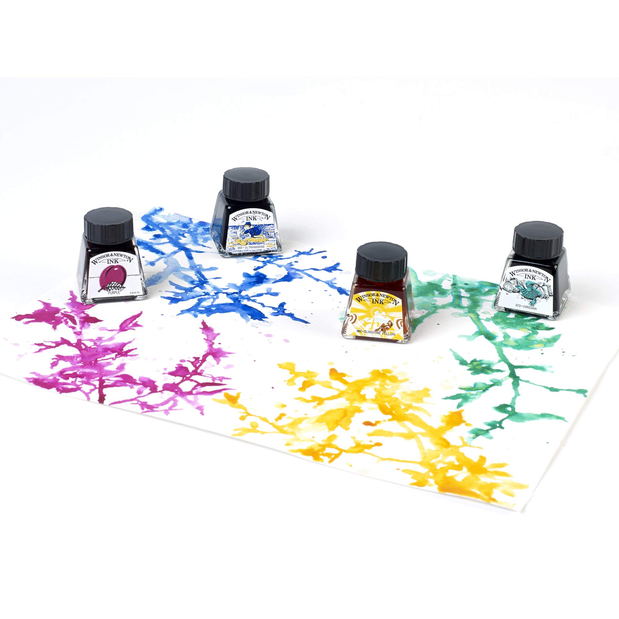Winsor & Newton Drawing Ink, 14ml Bottle, Black Indian