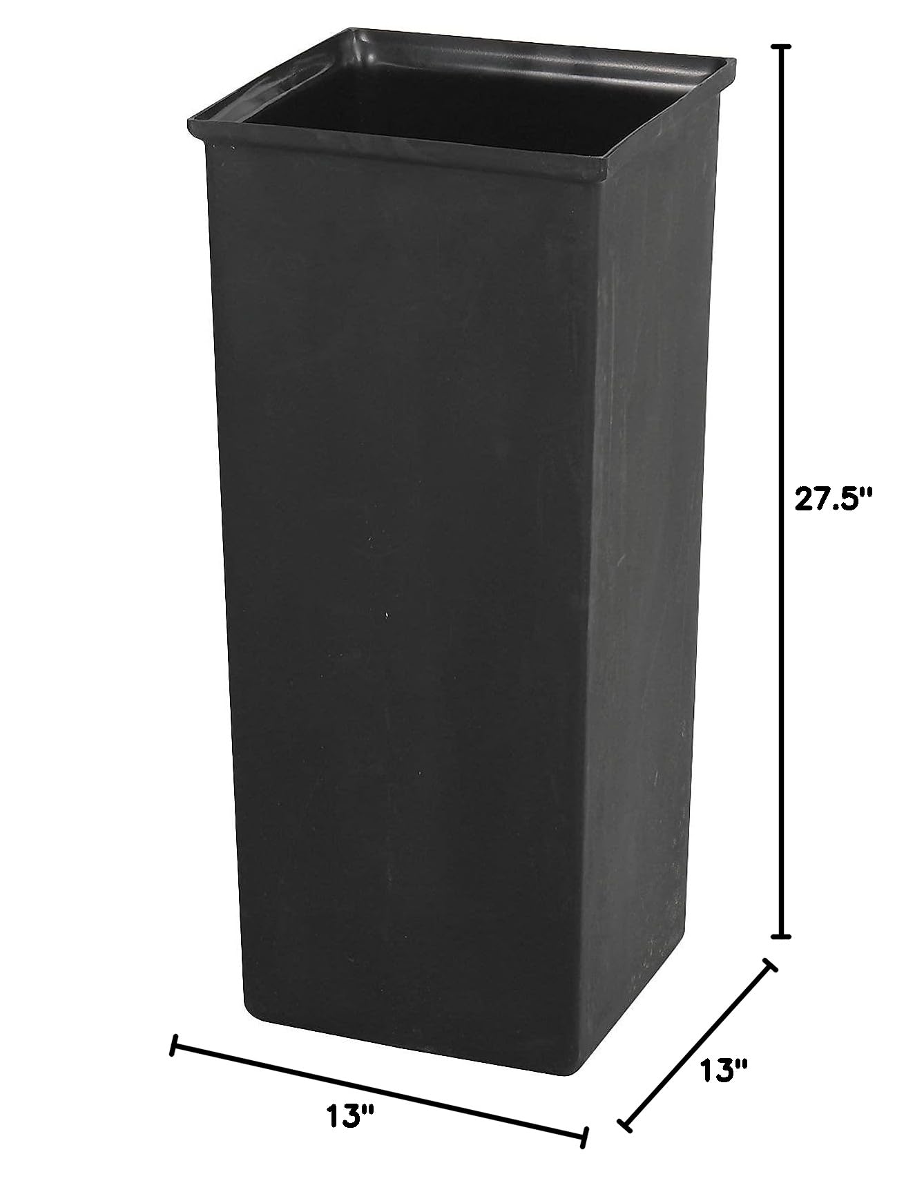 Safco Products 9668 Plastic Liner for 21-Gallon Waste Receptacles, Sold Separately, Black