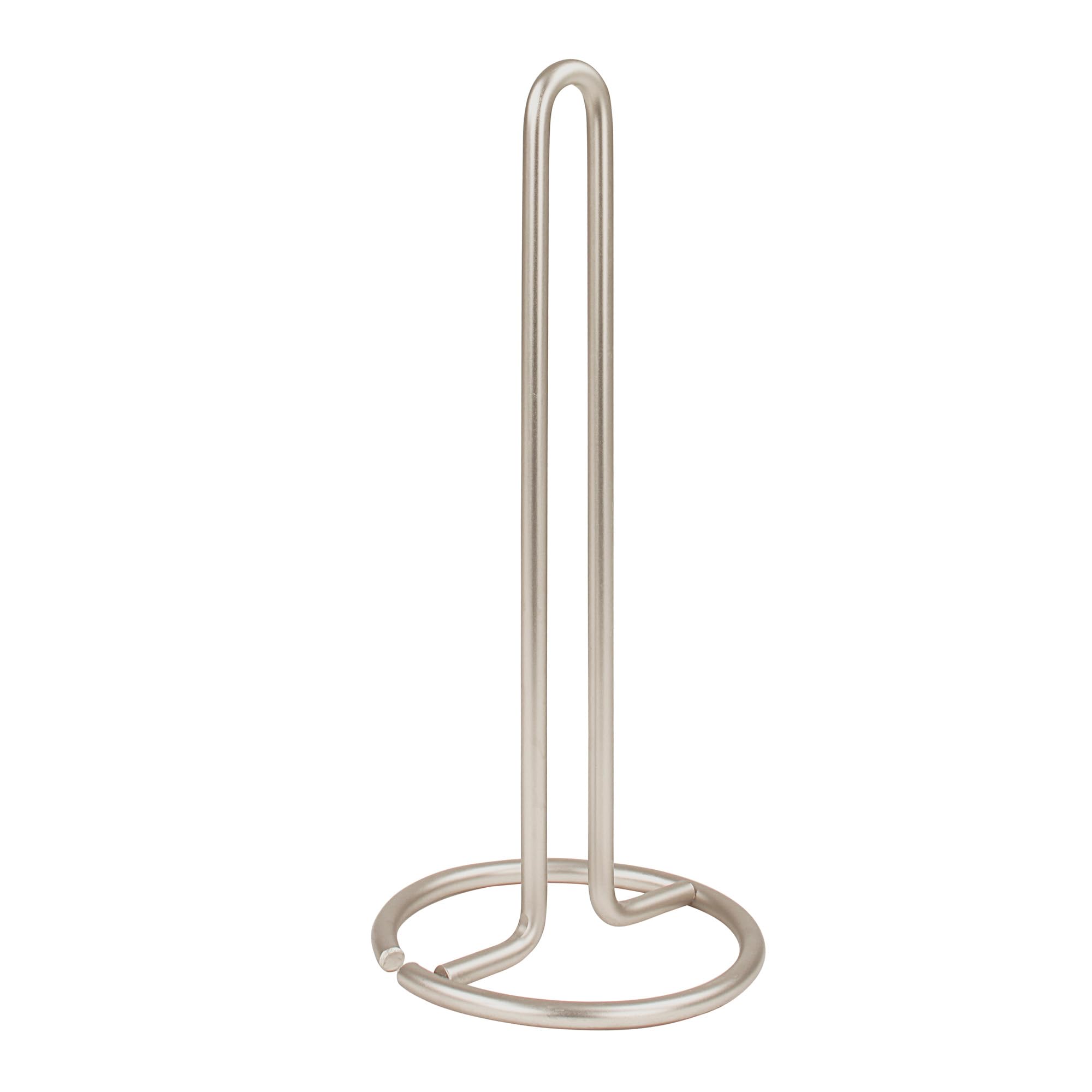 Spectrum Diversifies Designs Paper Towel Holder, 2 Ounce, 1 Count, Satin Nickel