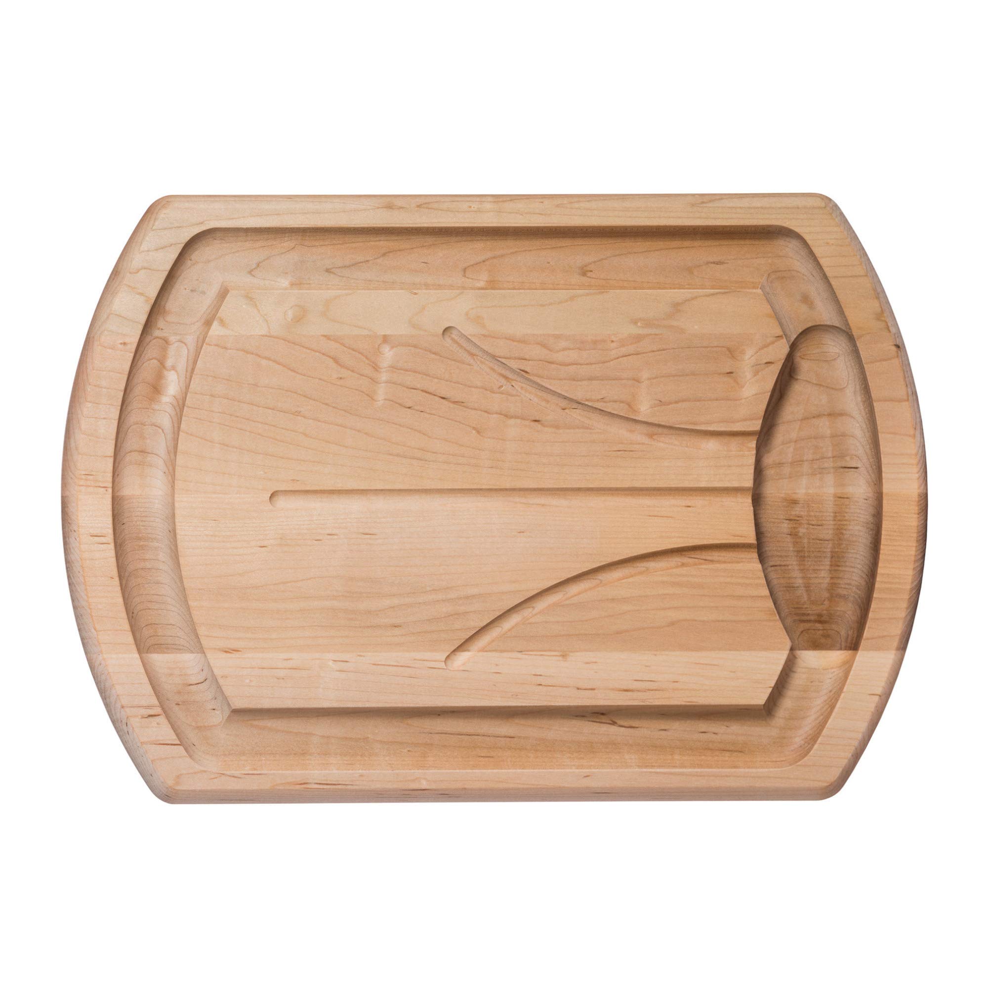 J.K. Adams Maple Carving Cutting Board, 20-Inch-by-14-Inch