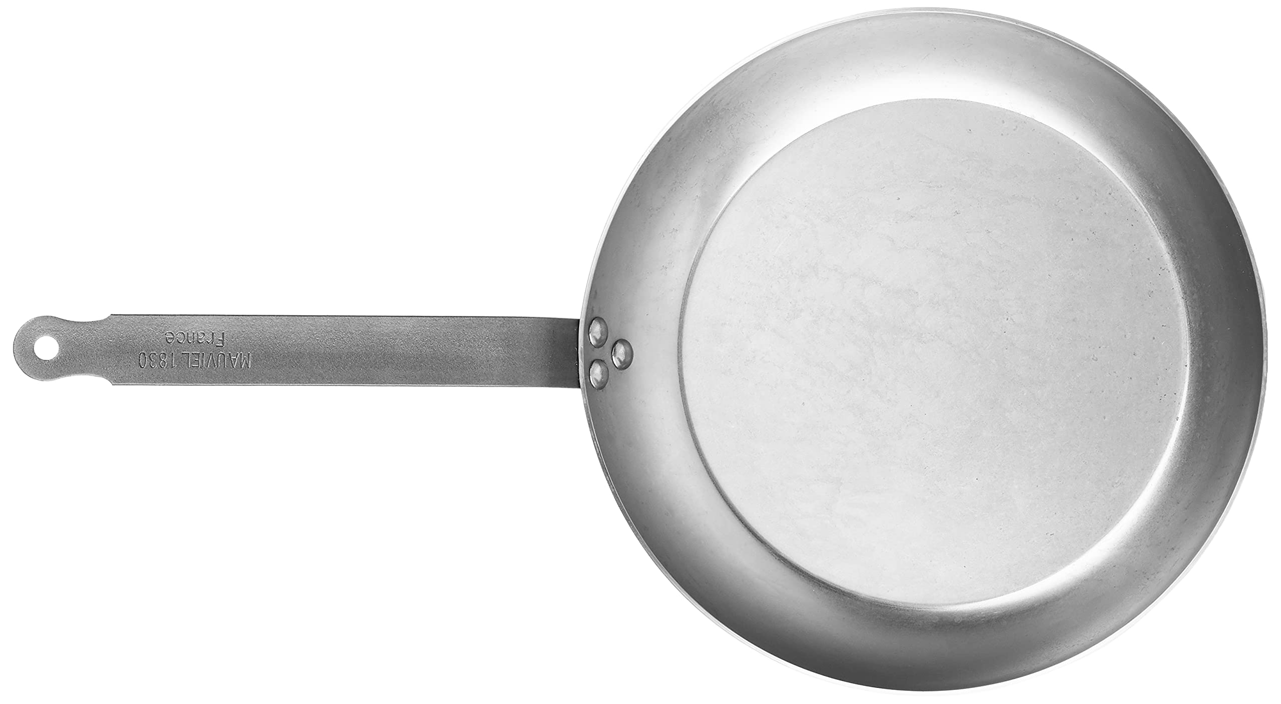 Mauviel M'Steel Black Carbon Natural Nonstick Frying Pan With Iron Handle, 11-in, Suitable For All Cooking Surfaces