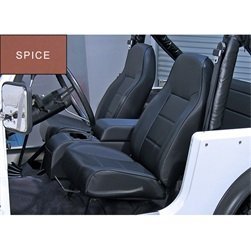 Rugged Ridge 13401.37 Seat, High-Back, Front, No-Recline, Spice; 76-02 CJ/Wrangler YJ/TJ
