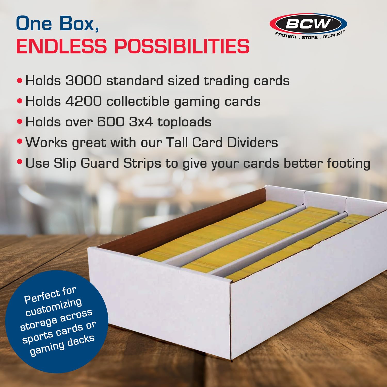 BCW Super Shoe Storage Box, 3000 Count