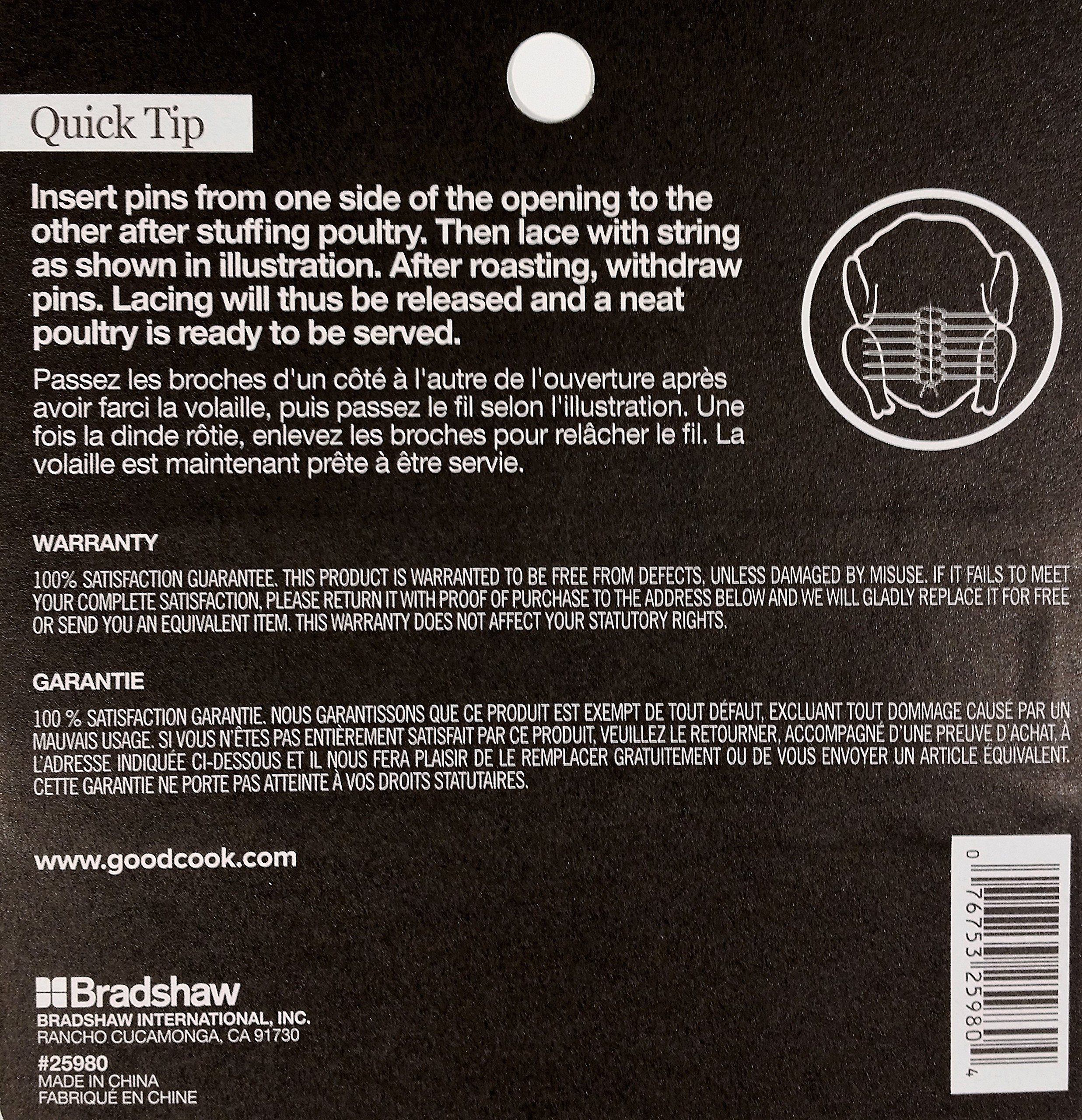 Bradshaw International 25980 Stainless Steel Turkey Lacer