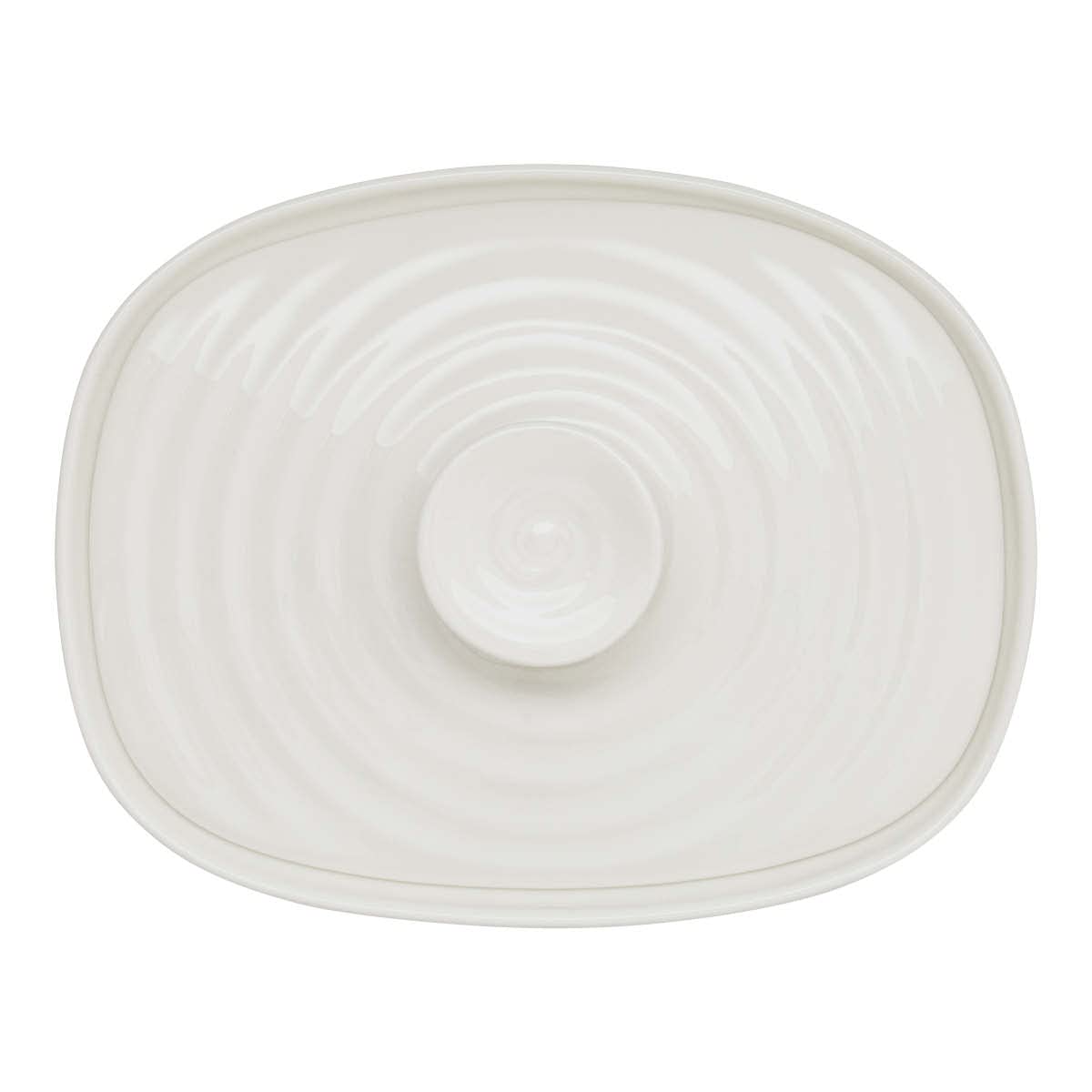 Portmeirion Butter Dish (White)