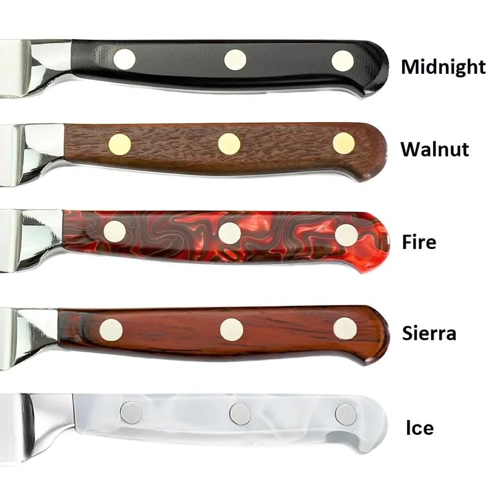 Lamson WALNUT Forged 7" Offset Bread Knife, Serrated