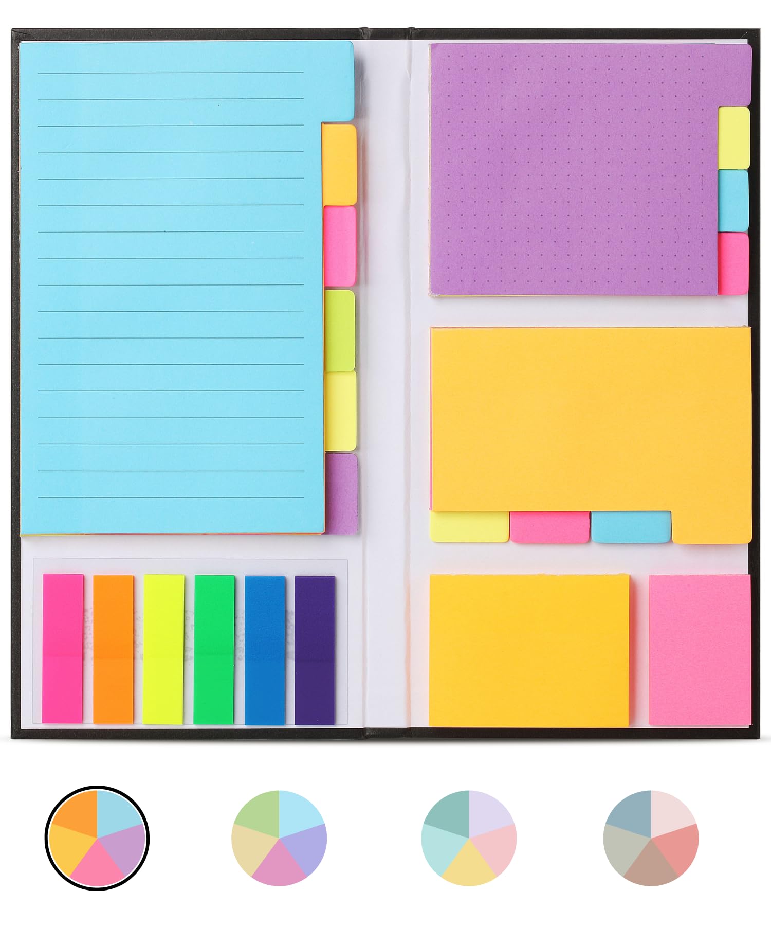 Mr. Pen- Sticky Notes Set, Sticky Notes Tabs, 410 Pack, Divider Sticky Notes, School Supplies, Office Supplies, Planner Sticky Notes, Sticky Note Dividers Tabs, Book Notes, Bible Sticky Notes