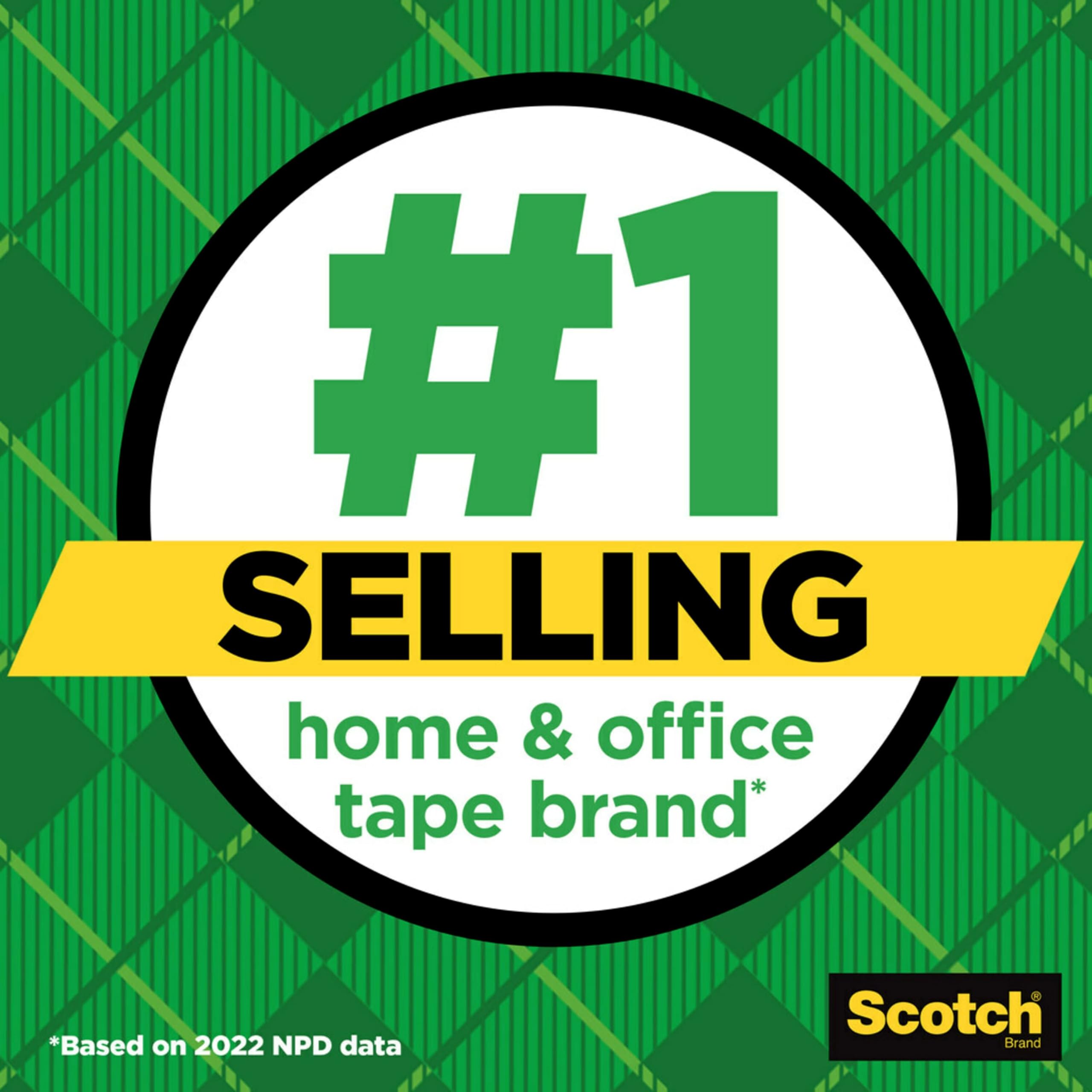Scotch Magic Tape, 2 Rolls, Numerous Applications, Invisible, Engineered for Repairing, 1/2 x 750 Inches, Dispensered (119SDM-2)