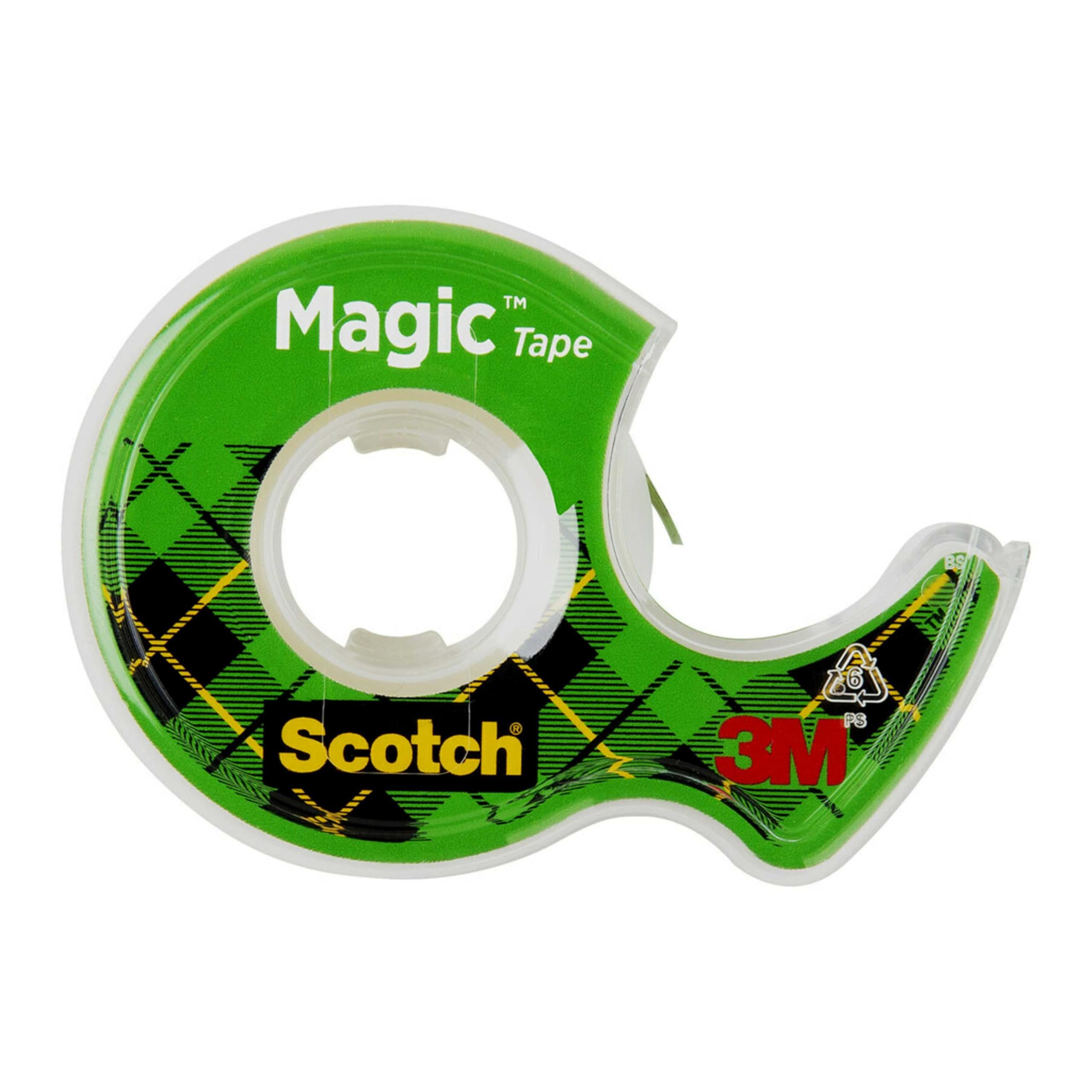 Scotch Magic Tape, 2 Rolls, Numerous Applications, Invisible, Engineered for Repairing, 1/2 x 750 Inches, Dispensered (119SDM-2)