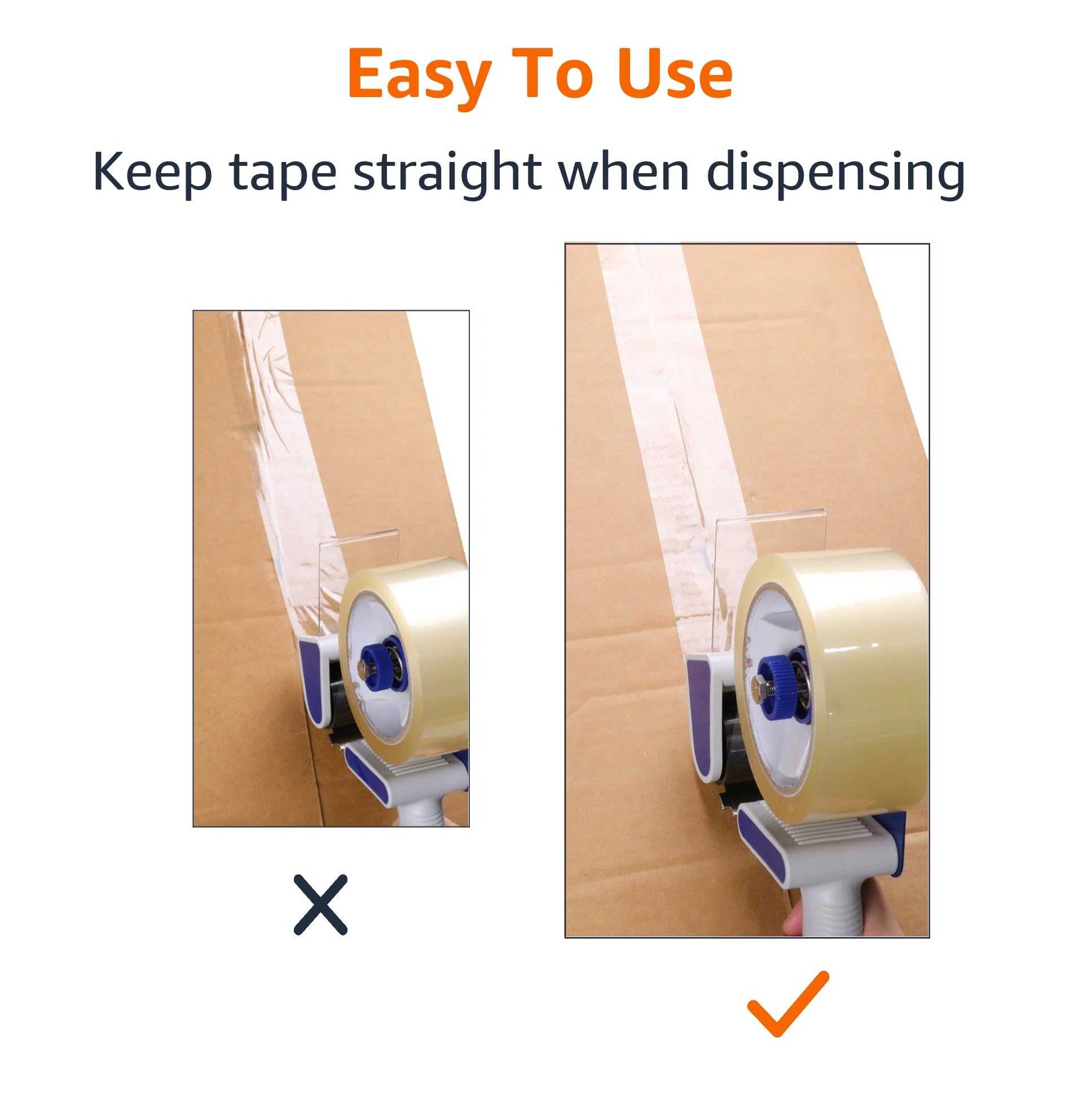 Amazon Basics Packaging Tape Dispenser Gun for 1.88-Inch Wide Packing Tape/3-Inch Inner Paper Core