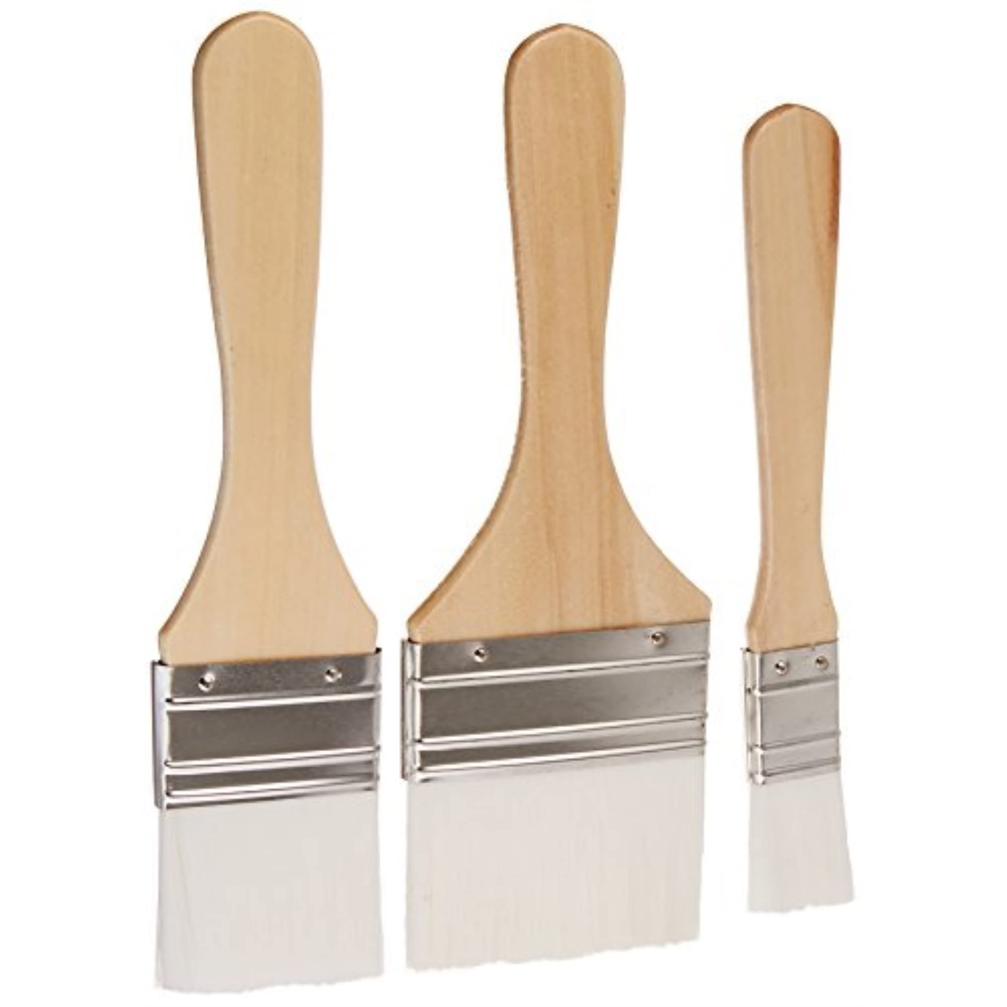 Plaid Nylon Chip Brush Set, 44289 White